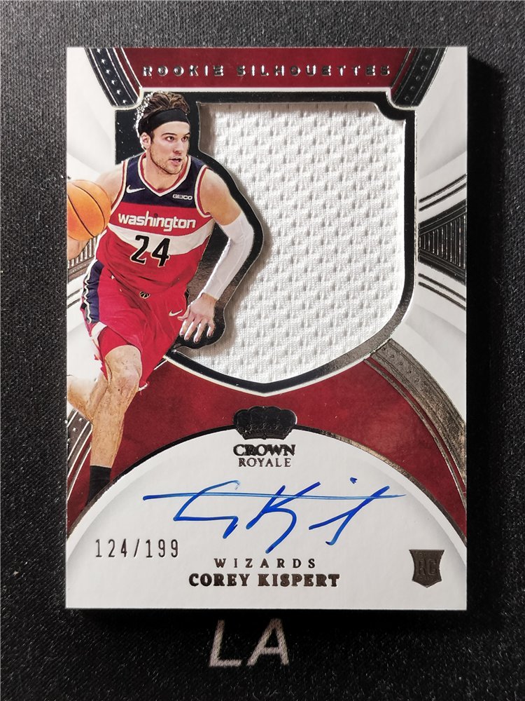 【LA拍卖】2021-22 Panini Crown Royale Corey Kispert 皇冠 新秀RC 科里 基斯珀特 奇才 剪影 大 ...
