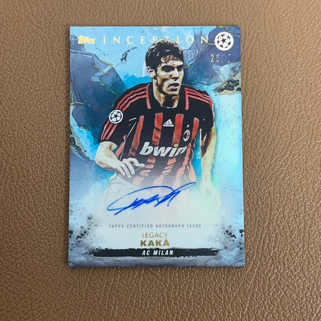 【佳佳代拍】2023-24 Topps KAKA 盗梦空间 AC米兰 卡卡 49编 蓝平行 签字 巴西 皇马 传奇 名宿 厚卡 卡品如图 收藏 ...