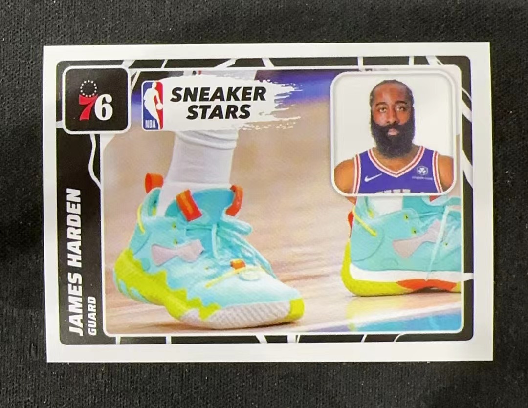 2022-23 Panini Sticker Collection James Harden 【长安代卖】贴纸 76人 大胡子 詹姆斯哈登 鞋 ...