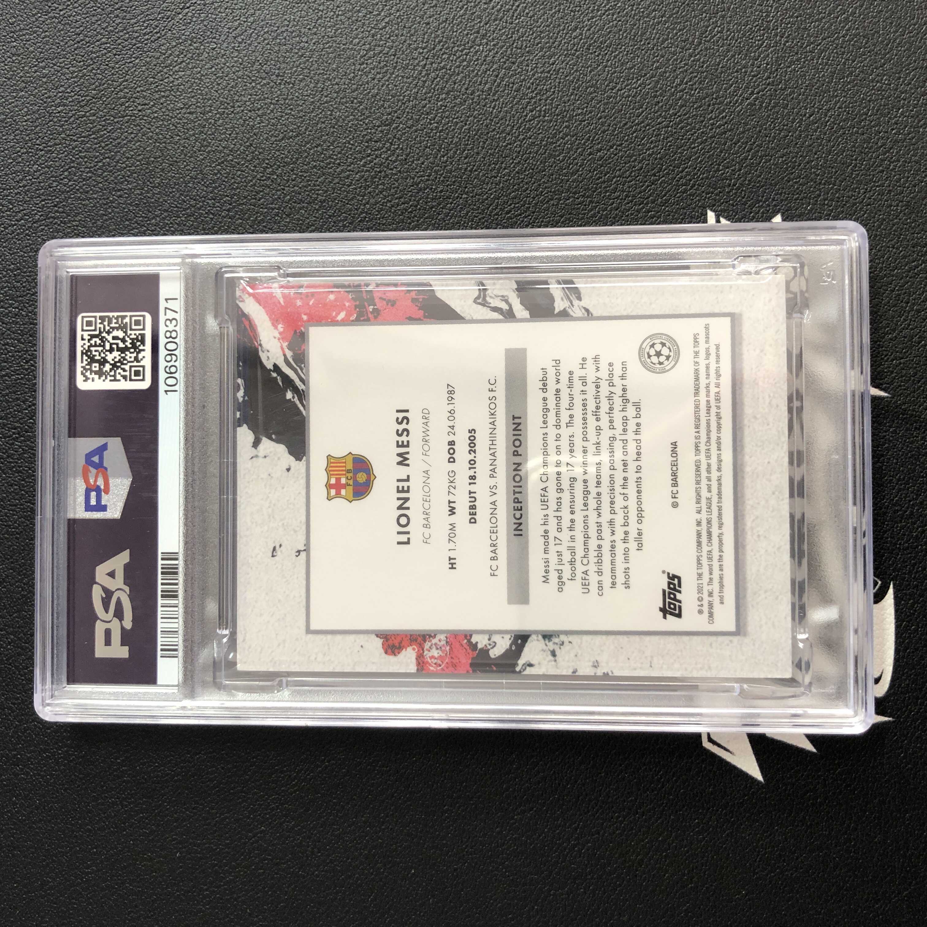 【怒射拍卖 接代卖】拔脚十五C3 2021 topps inception 盗梦 元年梅西 梅老板 阿根廷 球王 大巴黎巴萨 Messi 最帅 ...