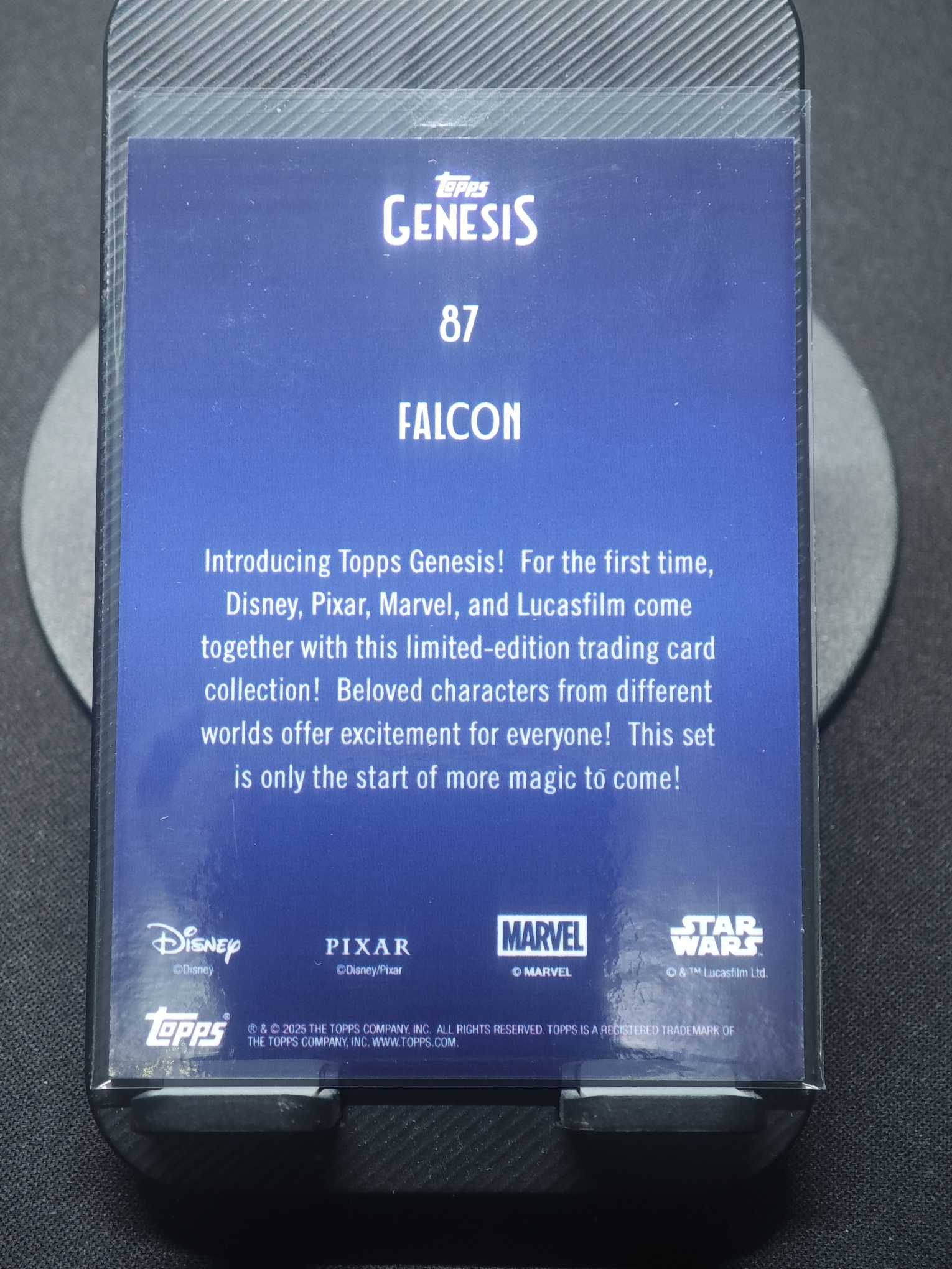 2025 Topps Disney Genesis 迪士尼 高端盒 起源 漫威 复仇者 二代美国队长 猎鹰 Falcon 10编 超低编 国内 ...