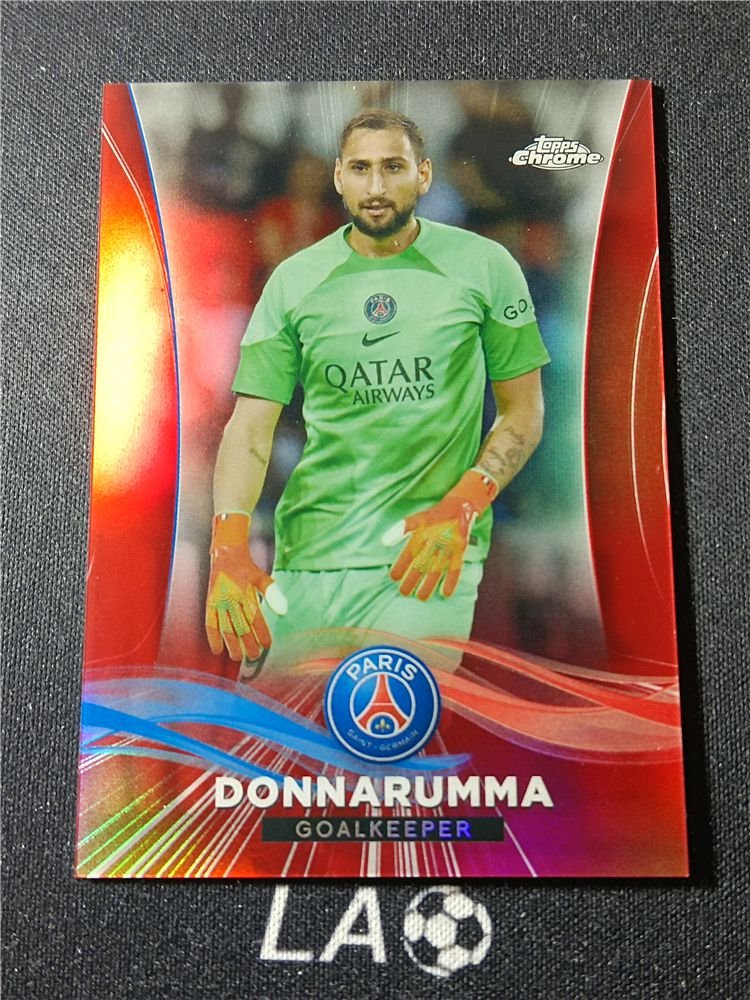 【LA足球】2023 Topps Chrome GIANLUIGI DONNARUMMA 队盒 巴黎圣日耳曼 詹路易吉 多纳鲁马 意大利 AC ...