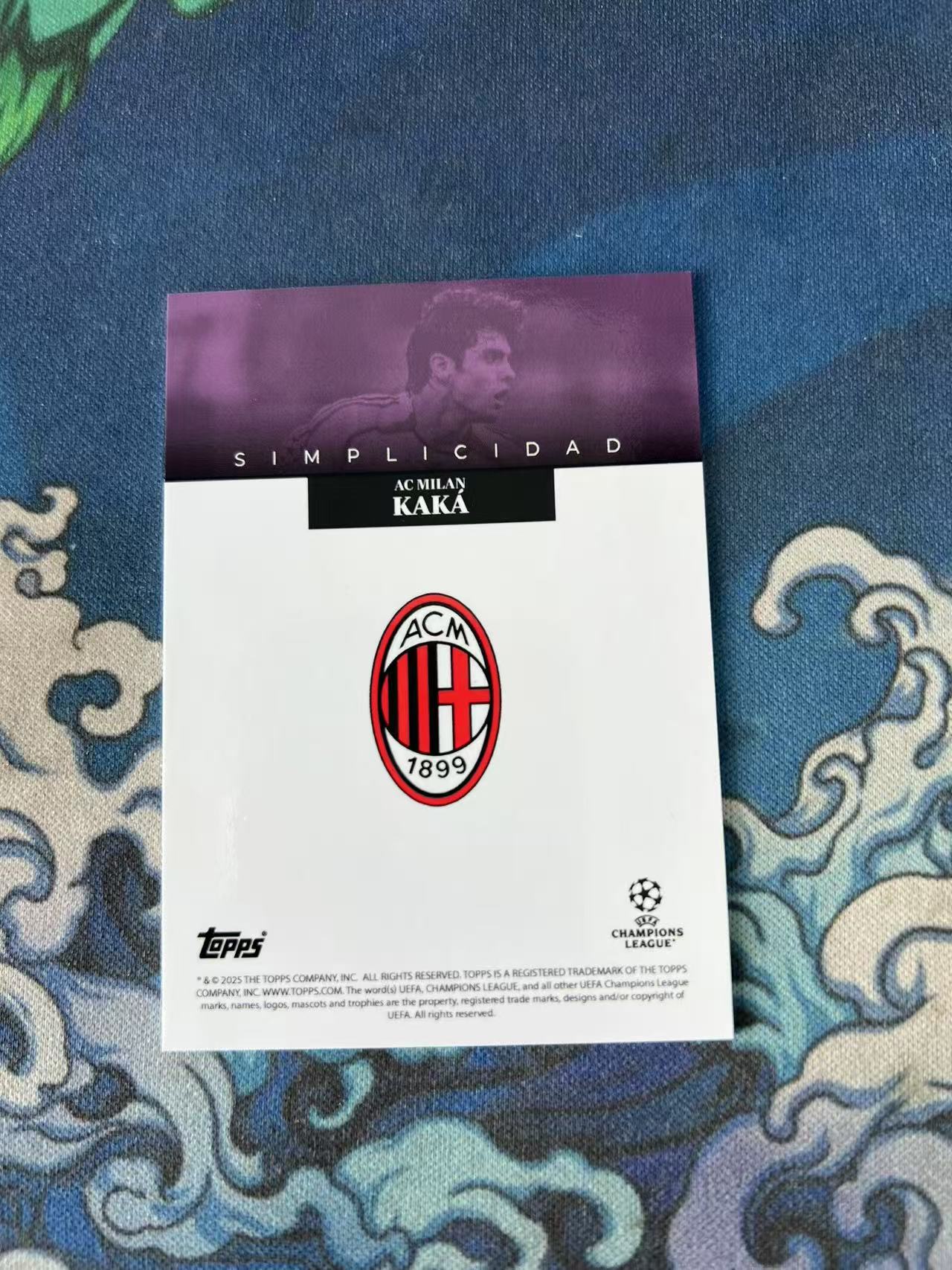 2025 Omari Kellyman 极简 Kaka 极简 Kaka AC米兰 卡卡 14/22编 粉折 拍立得 卡品如图 选图好看 实卡 ...