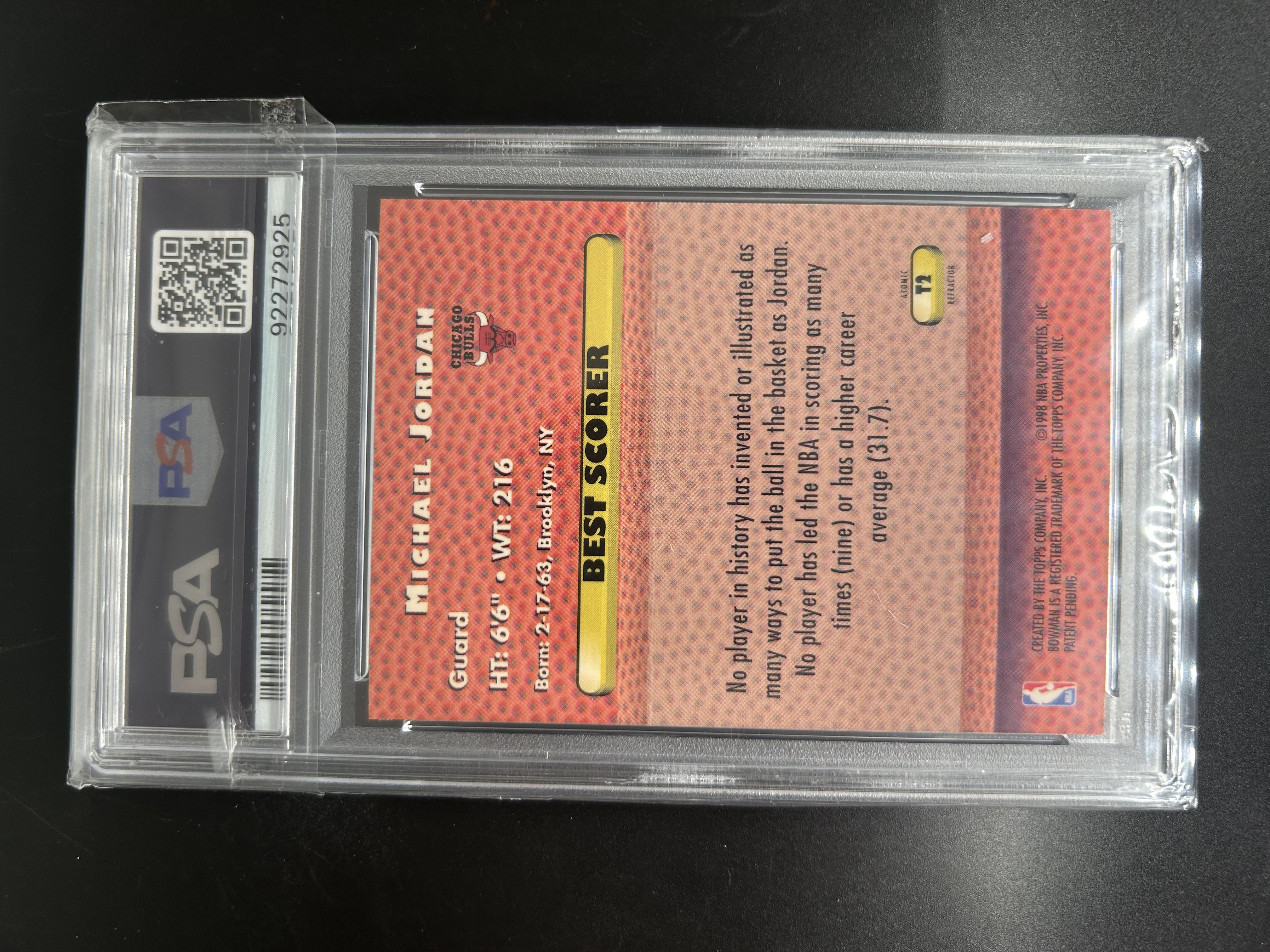 虫虫飞 1998-99 Topps Bowman Best Michael Jordan 公牛 迈克尔 乔丹 乔帮主 大比例 老特 暴扣选图 ...