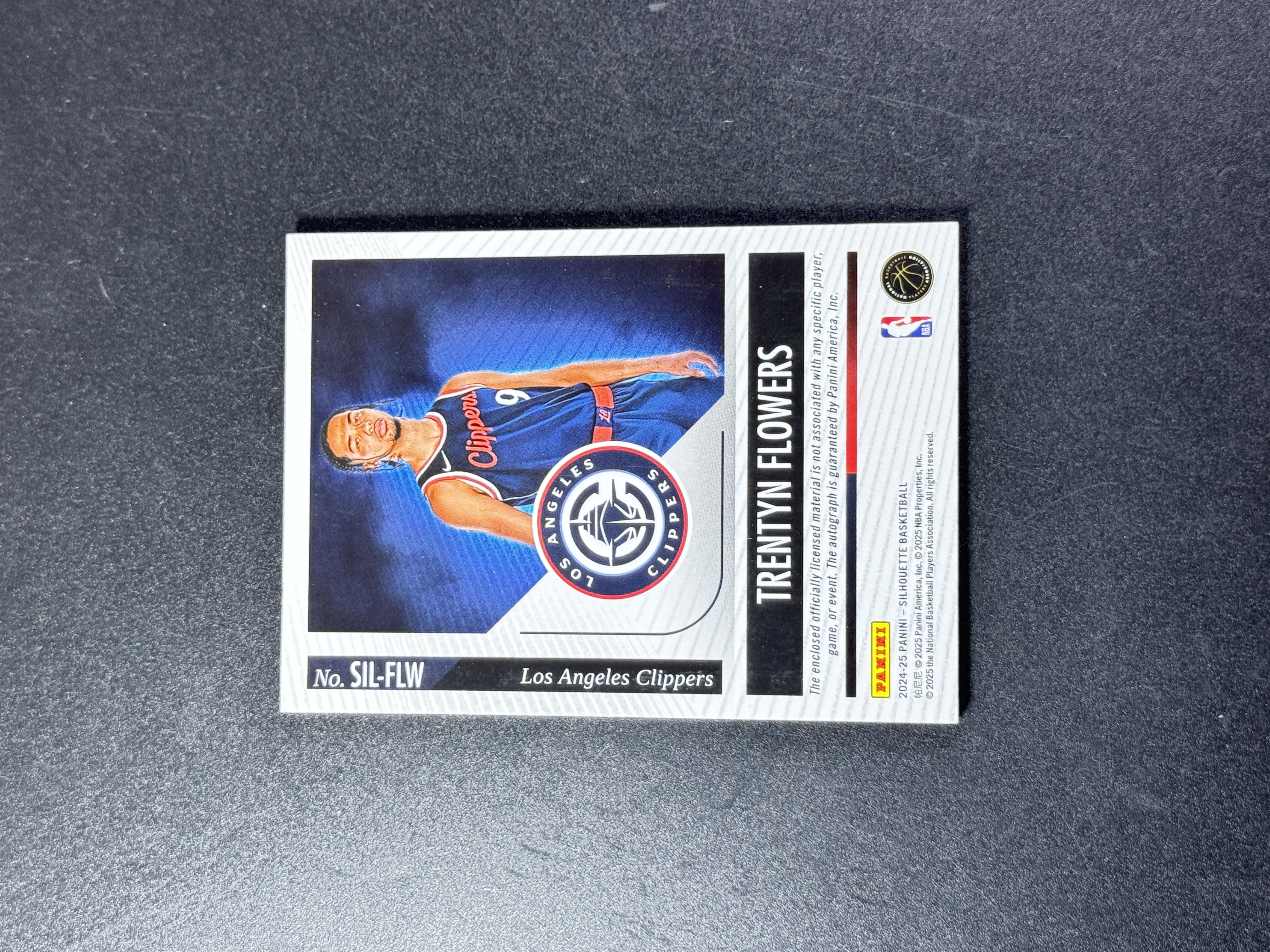 【喷子拍卖】2024-25 Panini Silhouette Trentyn Flowers 剪影 洛杉矶快船 弗劳尔斯 RC 新秀 大窗 ...
