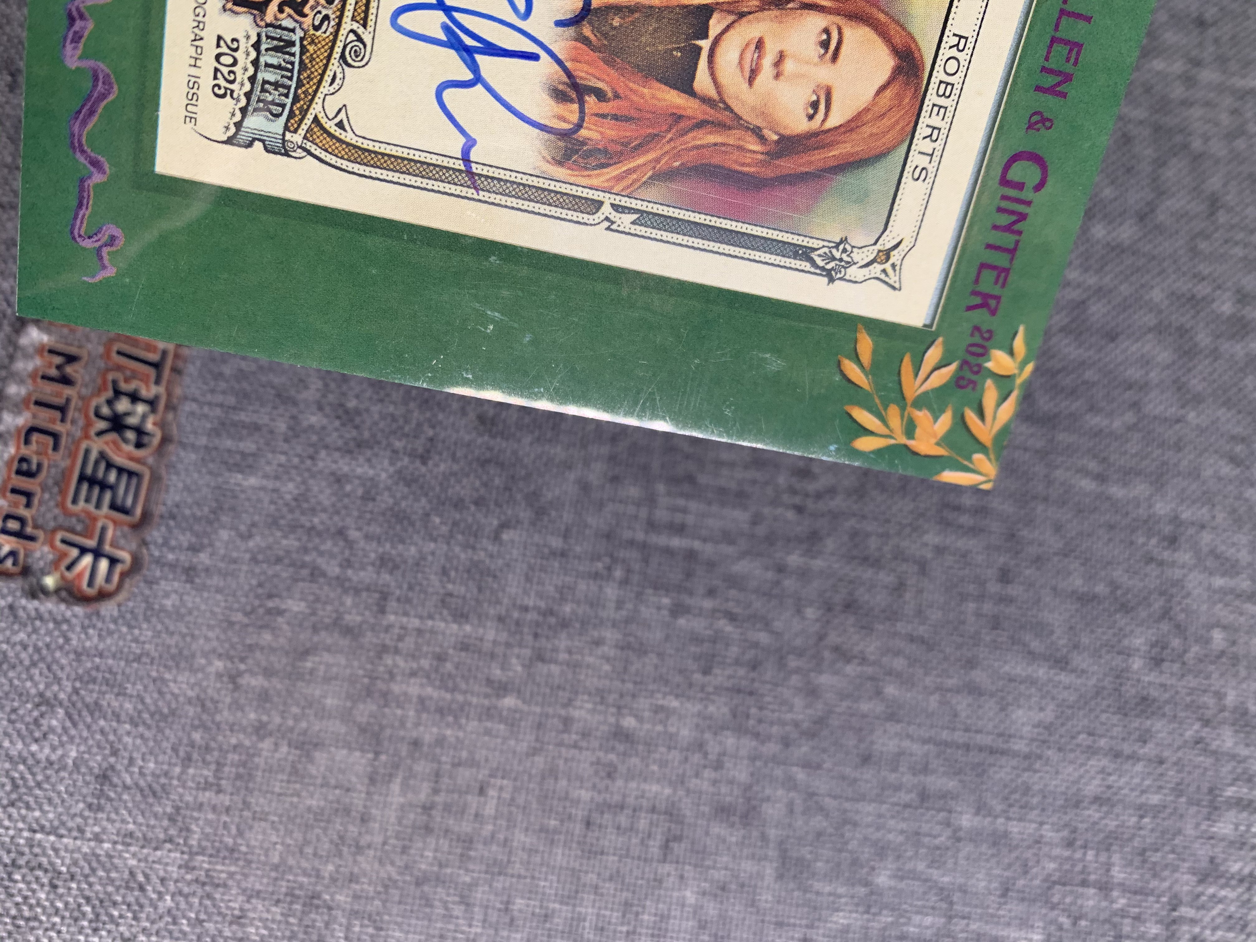 【MT拍卖】2025 Topps Allen Ginter Emma Roberts 艾玛 罗伯茨 37/50编 签字 卡签 演员 划痕见图 ...