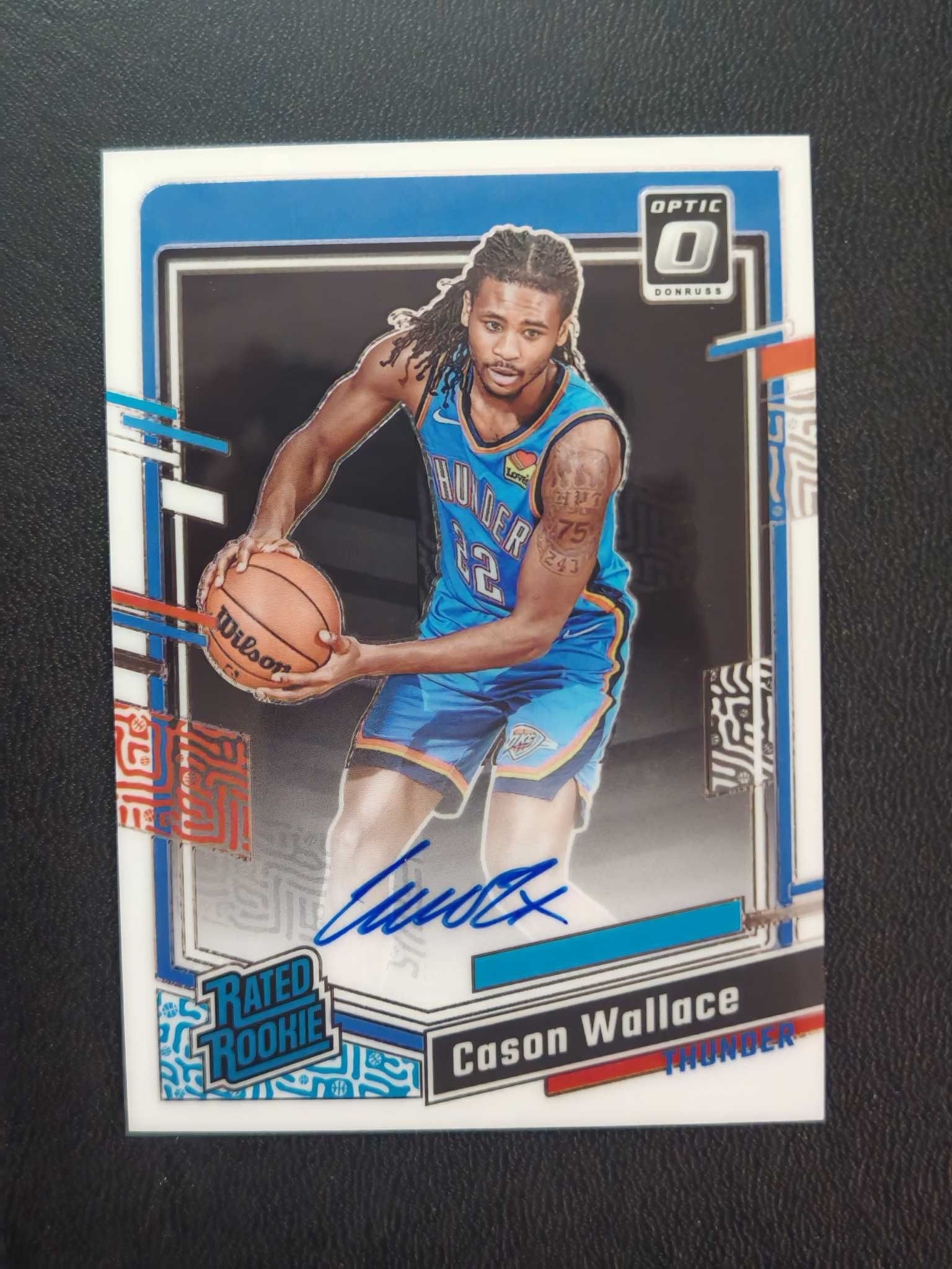 2023-24 Panini Optic Cason Wallace RC 杜蕾斯 OP 雷霆 新秀 卡森 华莱士 签字 卡签 卡品如图介意勿拍 卡淘