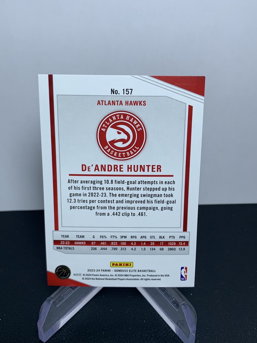 2023-24 Panini Elite DeAndre Hunter 精英 德安德烈 亨特 紫折 20/49编 实卡精美 凑套必备 卡品如图 ...