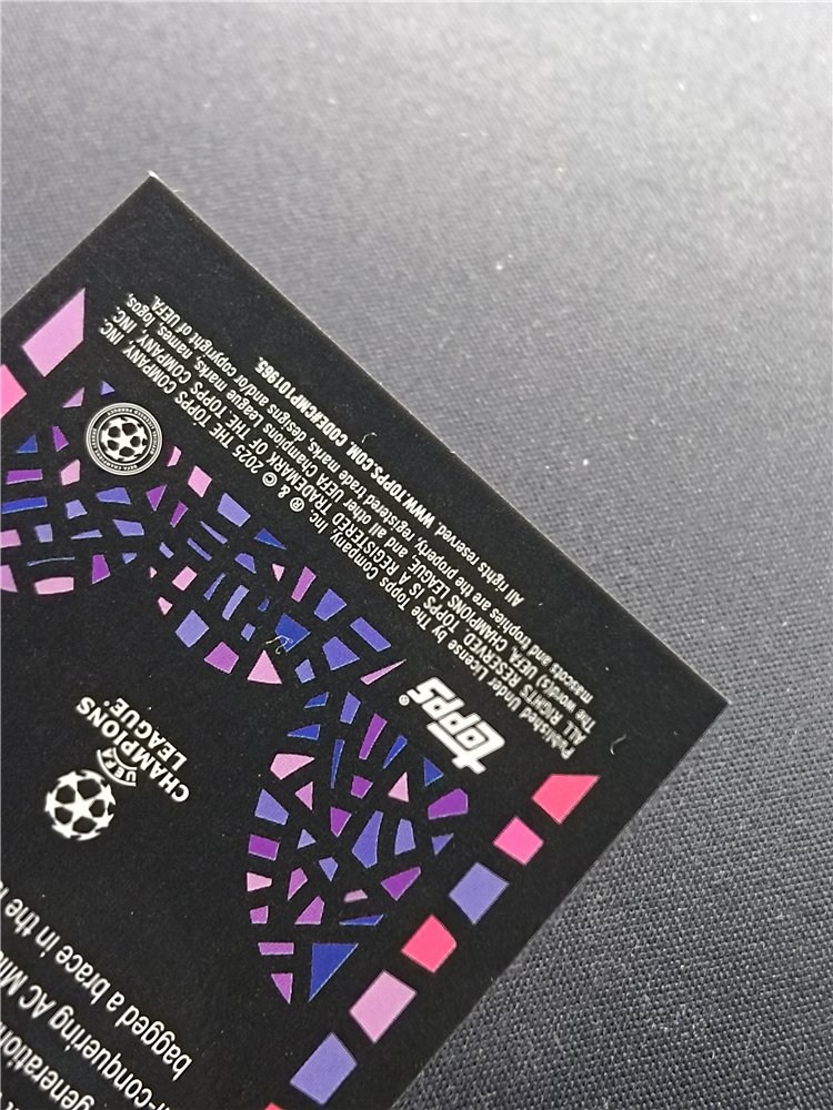【LA足球】2024-25 Topps Merlin Ruud Gullit 欧冠 梅林 AC米兰 路德 古利特 荷兰 Renaissance ...