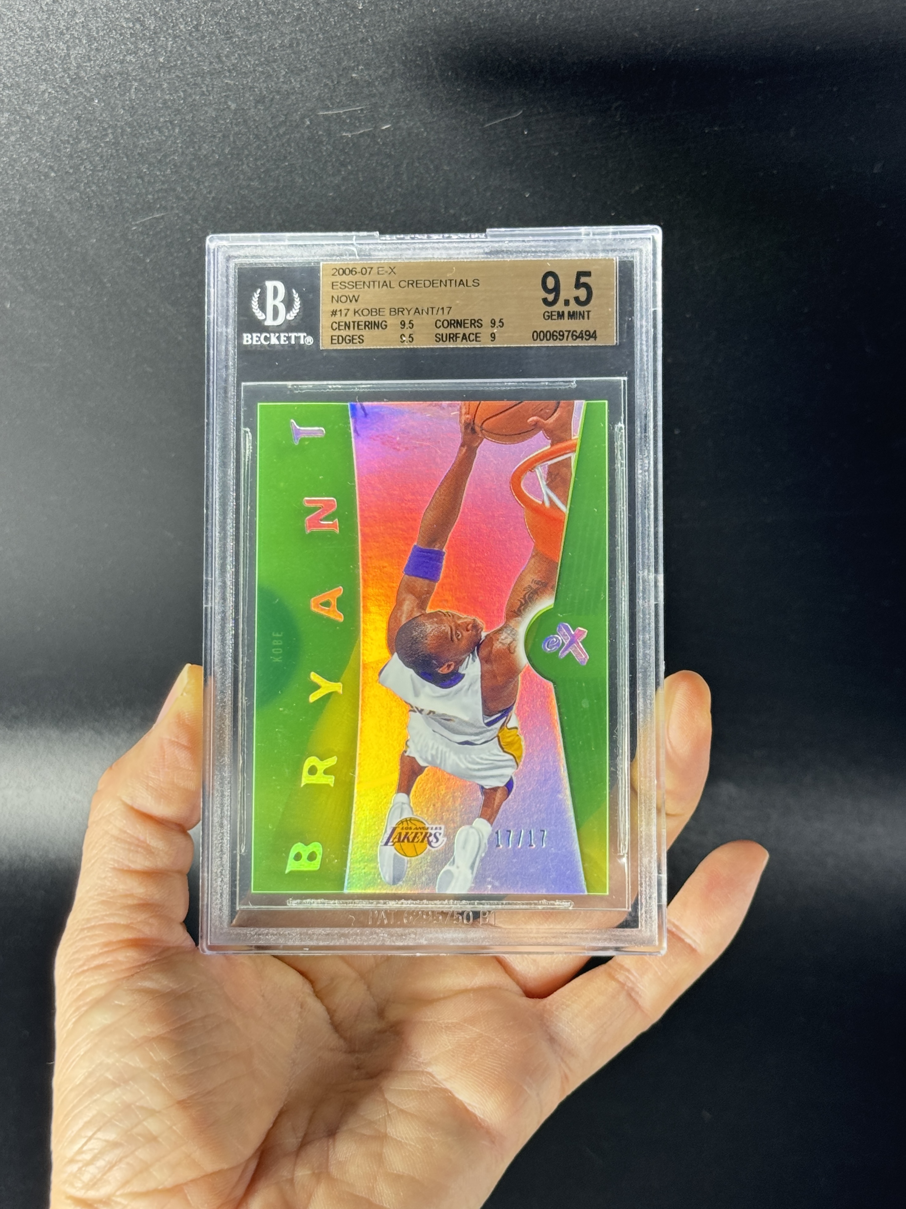 【喷子拍卖】2006-07 fleer EX Kobe Bryant 洛杉矶湖人 科比 布莱恩特 经典老特 正反编 essential ...