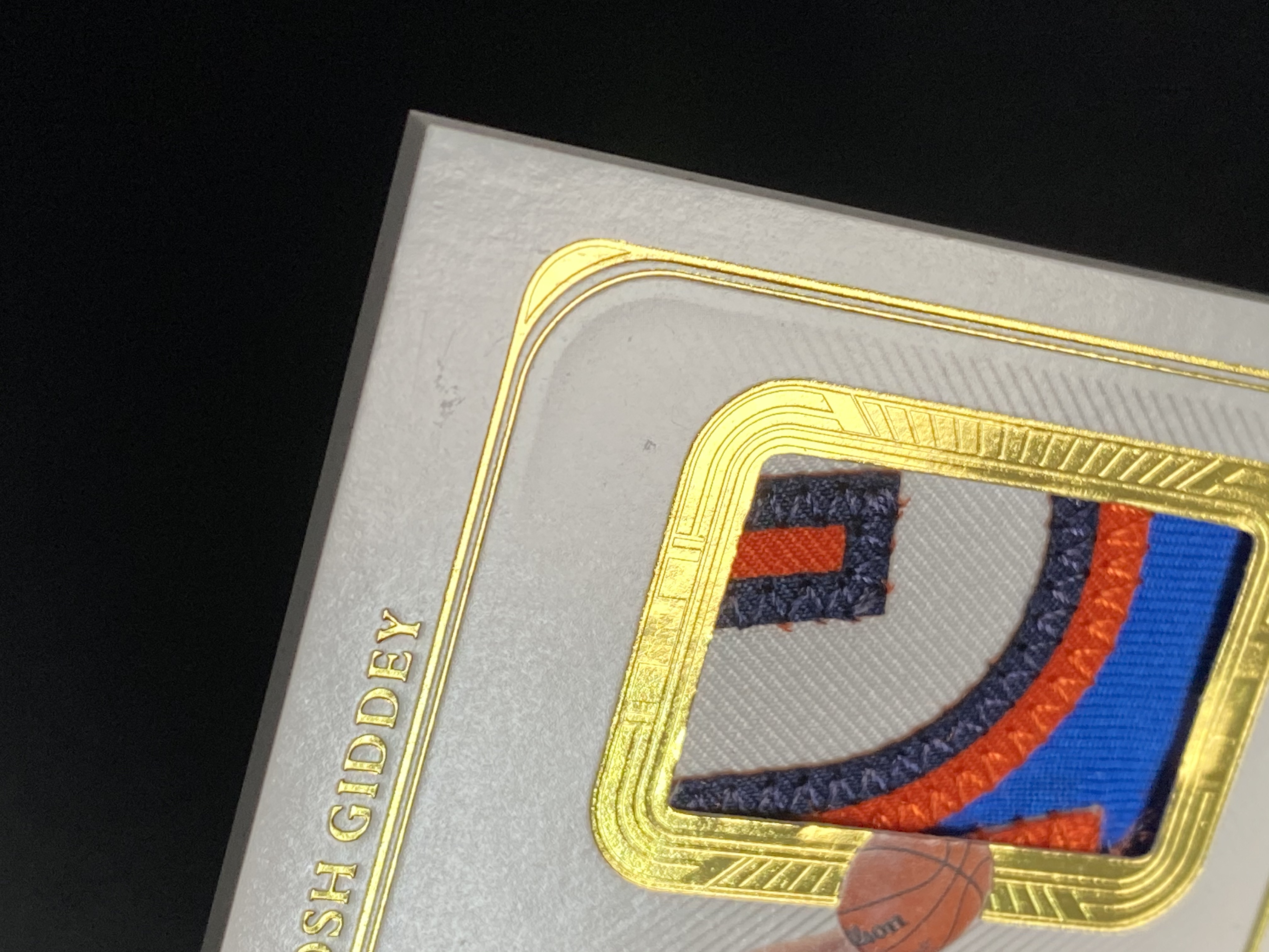 2023-24 Panini Flawless Josh Giddey 手提 雷霆 约什 吉迪 05/10编 金平行 SPA 球衣物料卡签 ...