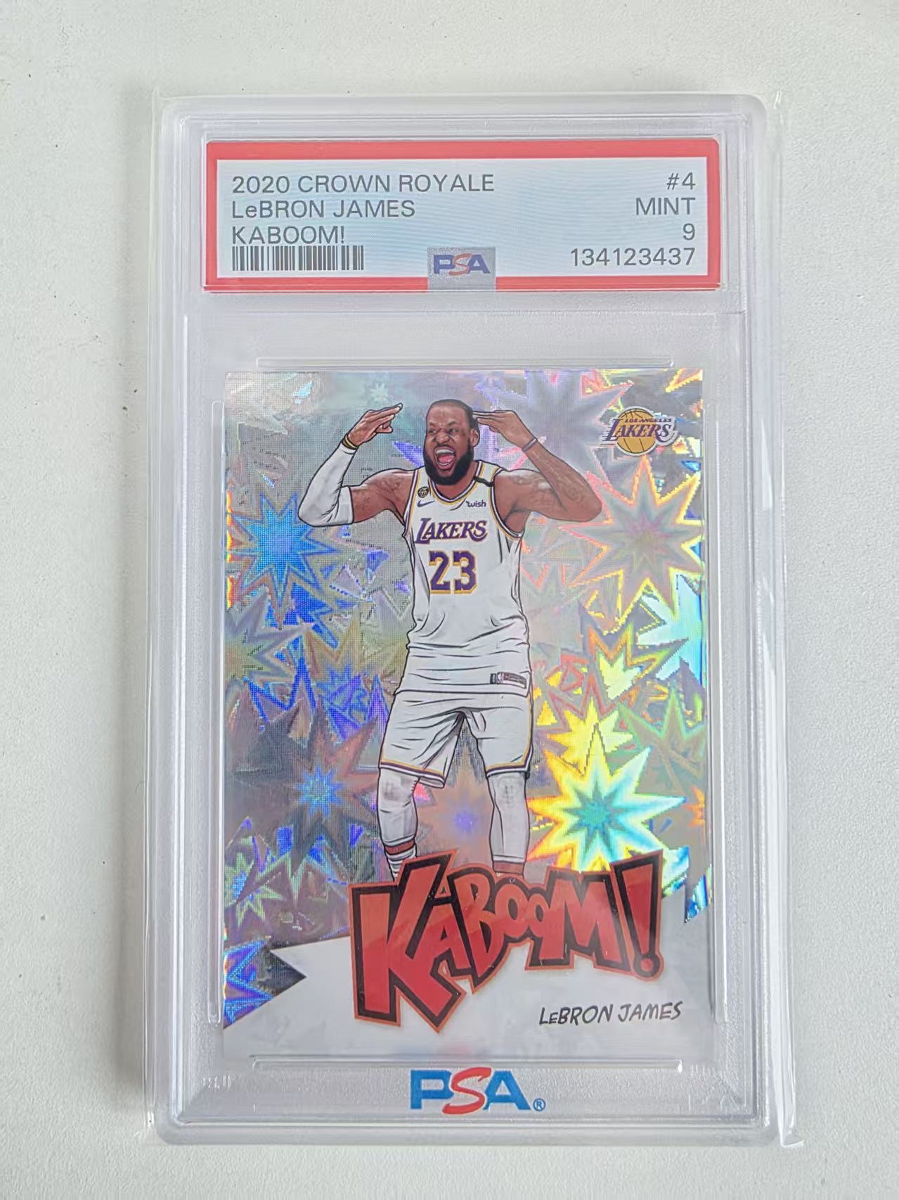 2020-21 Panini Crown Royale LeBron James 皇冠 勒布朗 詹姆斯 kaboom 湖人总冠军 全明星 ...