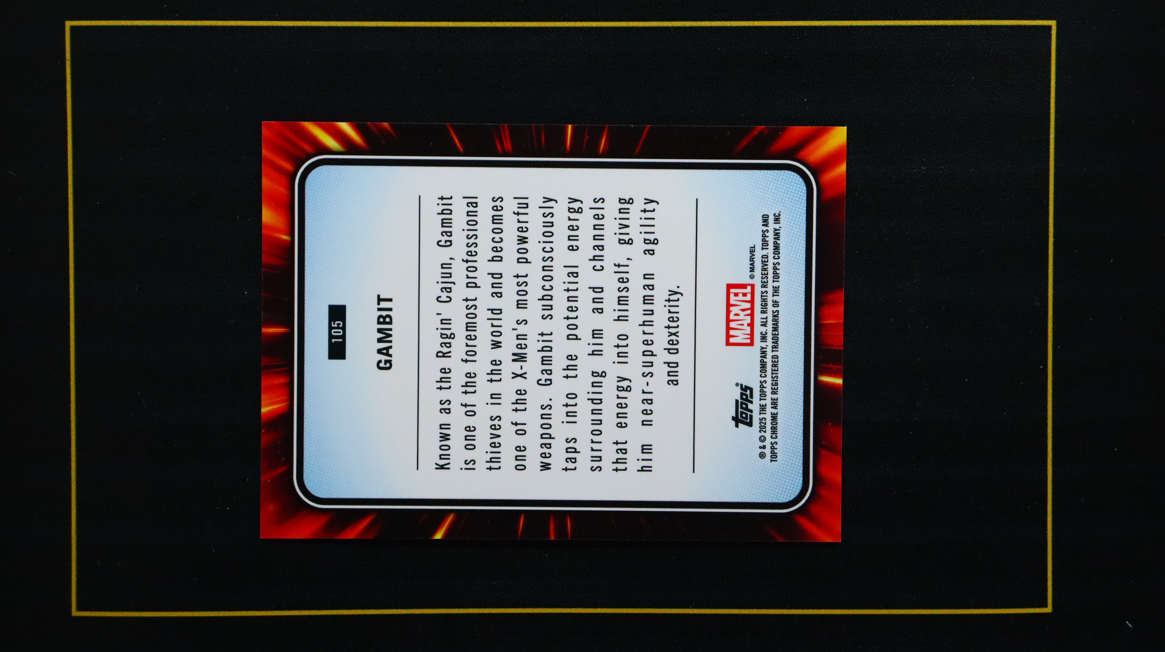 2025 Topps Chrome Marvel 漫威 Gambit 牌皇 100编 钢铁侠折【GC09】11【超新星代卖】B 卡淘