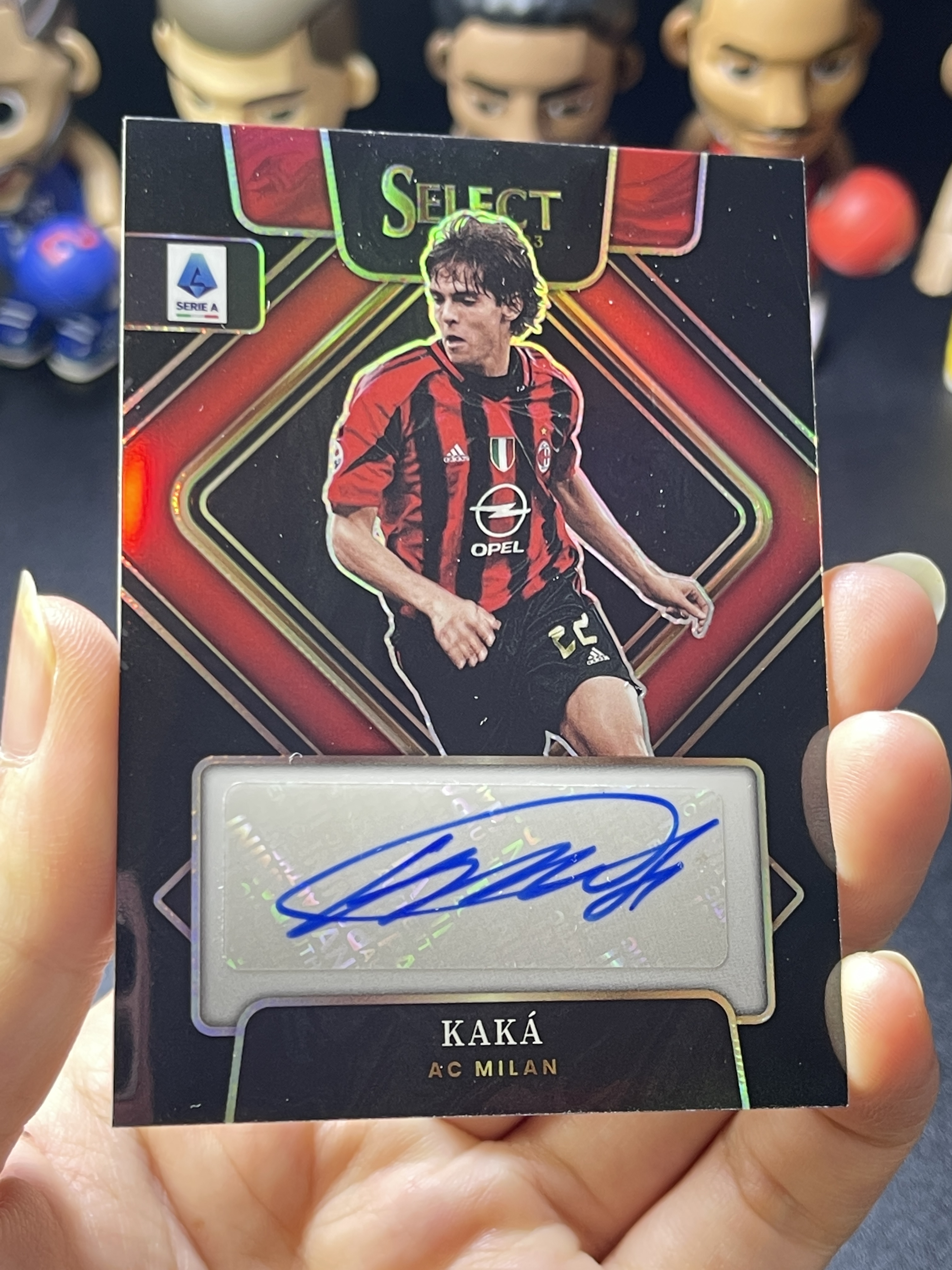 【喷子拍卖】2022-23 Panini Select Kaka 意甲 AC米兰 卡卡 黑折 签字 一编 1of1 系列大hit卡 专收必备 ...