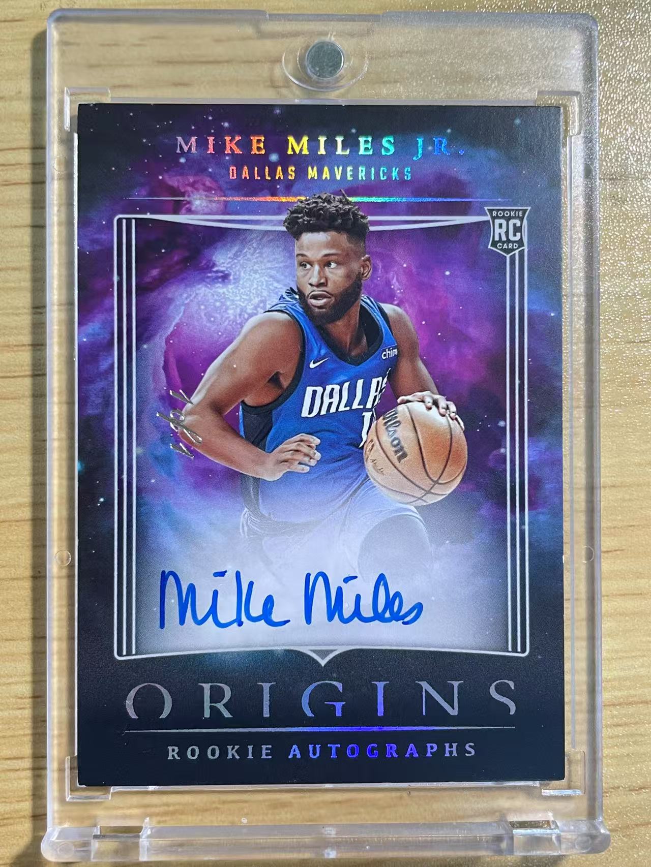 2023-24 Panini Origins MIKE MILES JR RC 【烟花】独行侠 新秀 起源 迈克 迈尔斯 1/1编 签字 卡签 ...