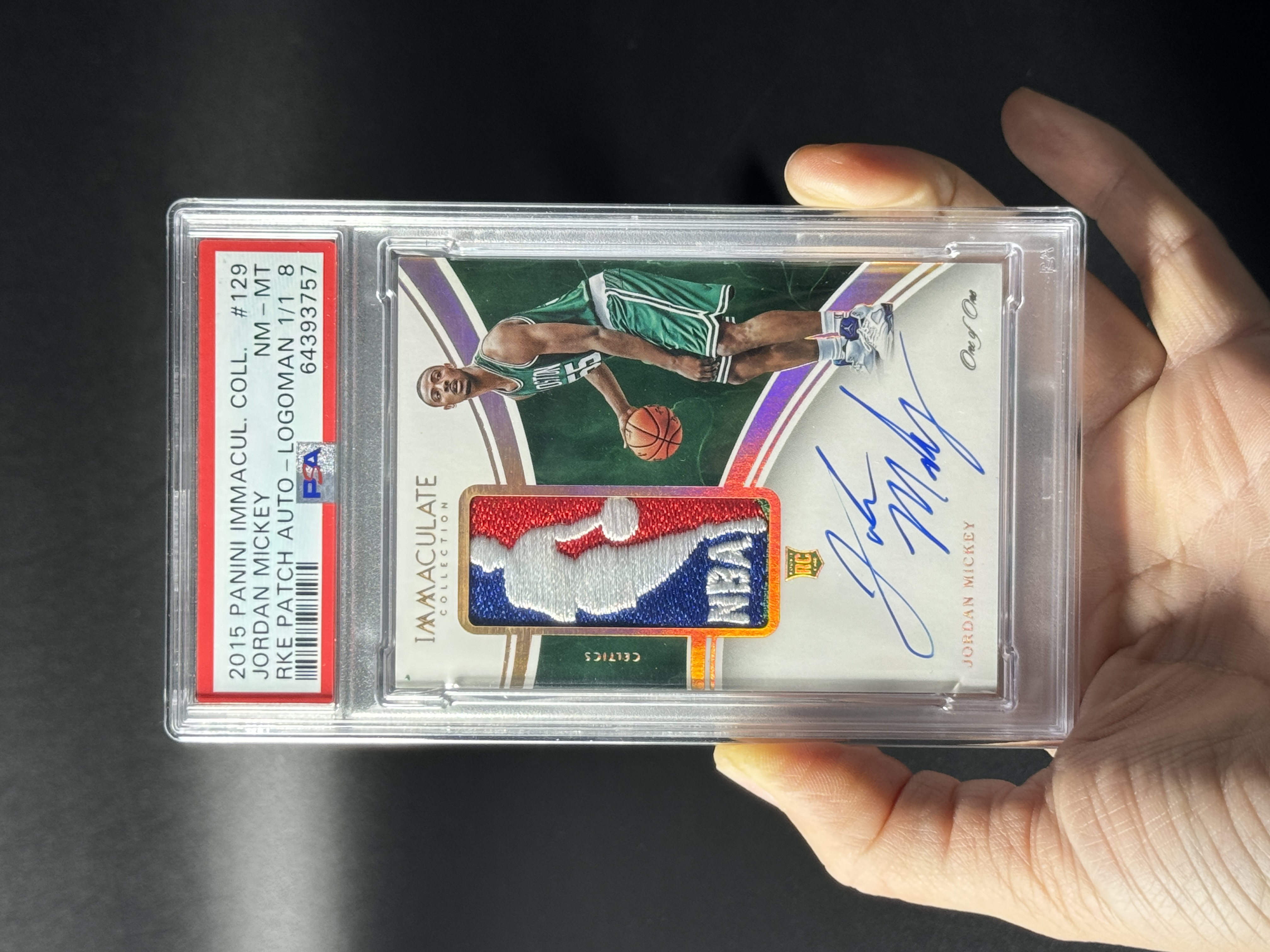 【喷子拍卖】2015-16 Panini Immaculate Jordan Mickey 凯尔特人 乔丹 米基 米奇 RC 新秀 ...