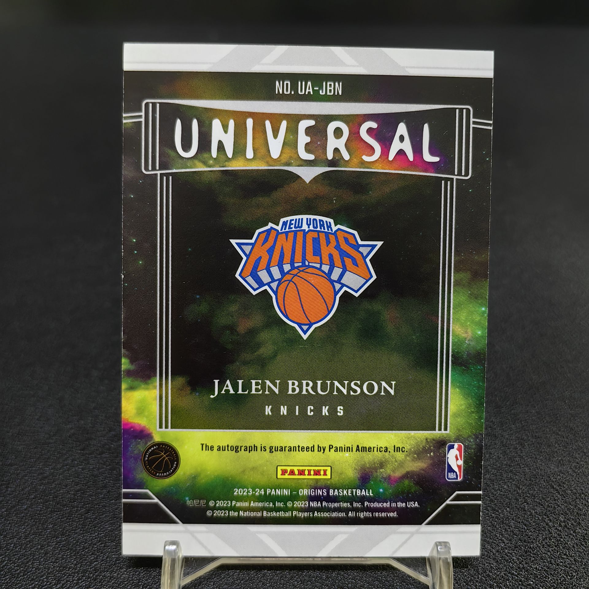 【浩行拍卖 截标预付82%】2023-24 panini Origins jalen brunson 起源 尼克斯 杰伦 布伦森 签字 卡签 ...
