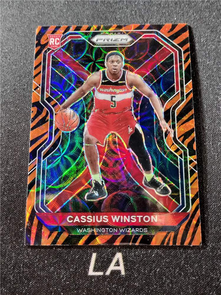 【LA拍卖】2020-21 Panini Prizm Cassius Winston 新秀RC 卡修斯 温斯顿 奇才队 Choice独占 虎皮 ...