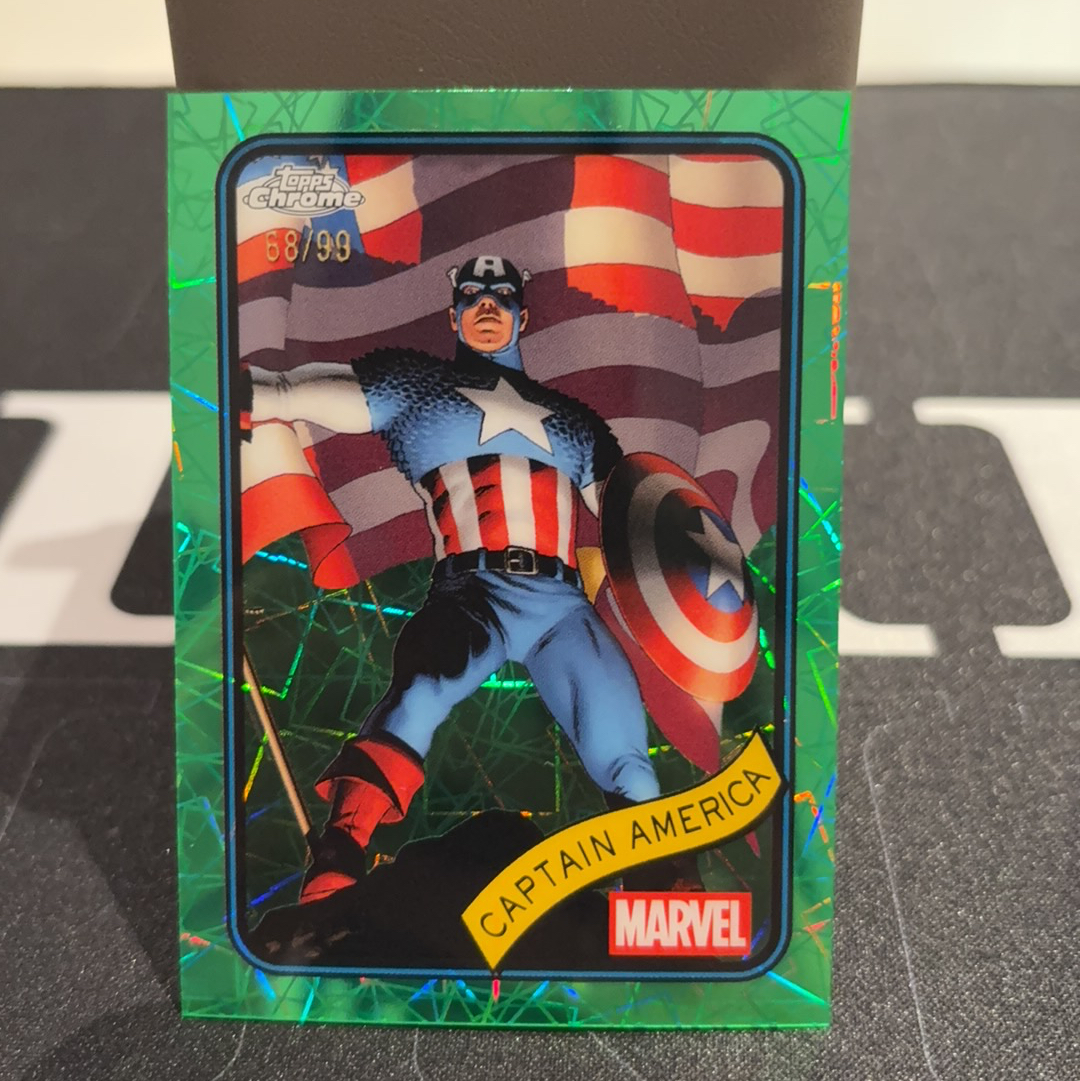 2025 Topps Marvel (MCU) 漫威 【风速狗】Chrome 漫威TC Captain America TC漫威系列 美国队长 ...