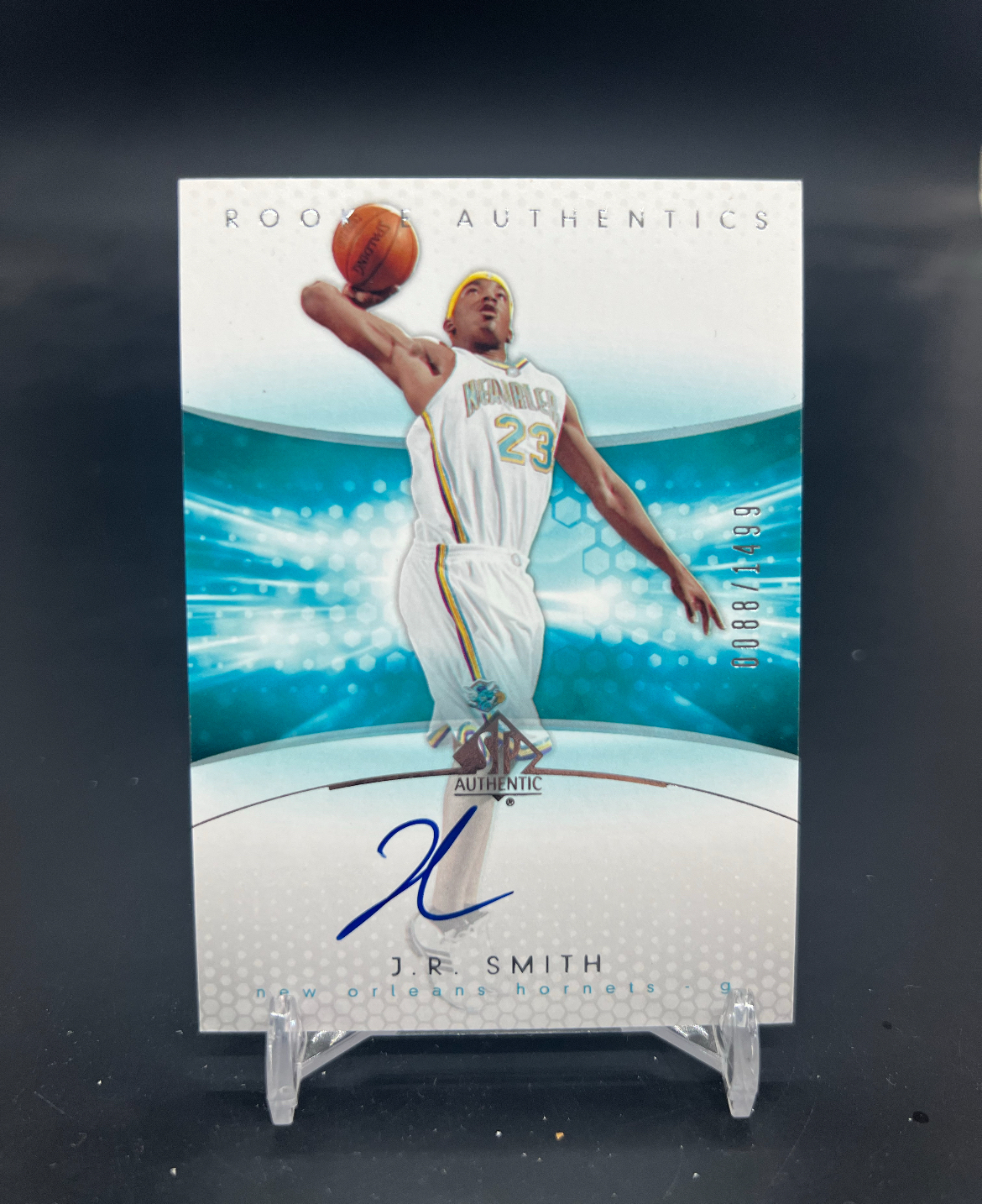 2004-05 Upper Deck SP Authentic Jr smith RC 黄蜂 新秀 JR 史密斯 /1499编 卡签 签字 ...
