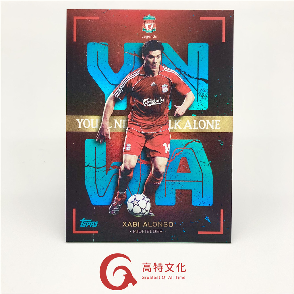 【越秀山拍卖行】2022-23 Topps Team Set 利物浦队盒 Xabi Alonso 利物浦 哈维阿隆索 028/175编 青折 ...