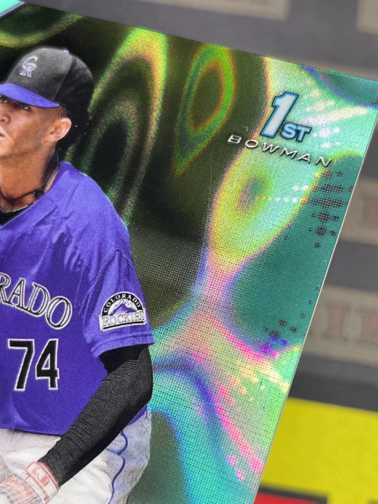 2022 Topps Bowman Chrome Ritter RC MLB科罗拉多落基 Ryan Ritter 新秀1st 绿熔岩 签字卡签 ...