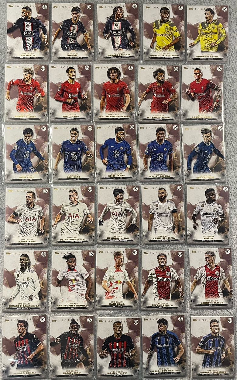 2023 Topps inception Lionel Messi 盗梦空间 120张 全套 打包 lot 梅西 姆巴佩 贝林厄姆 加纳乔 哈 ...