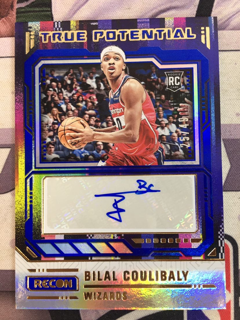 2023-24 Panini Recon Bilal Coulibaly 【Henry House】奇才 库利巴利 库里巴利 25/49 rc ...