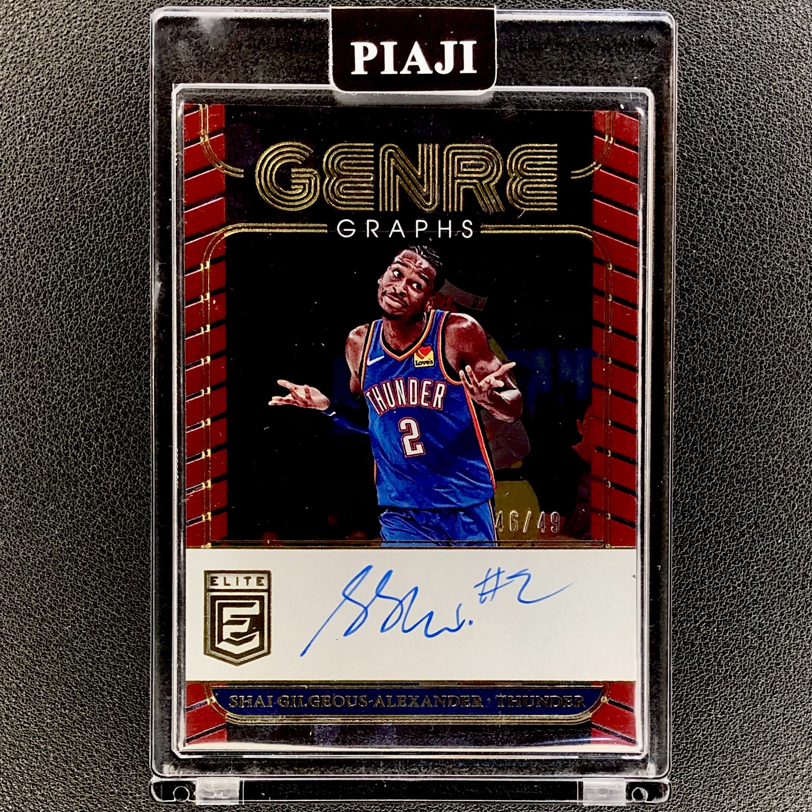 【宋】宋拍 2022-23 Donruss Elite 精英 Shai Gilgeous-Alexander 亚历山大 雷霆 SGA 签字 ...