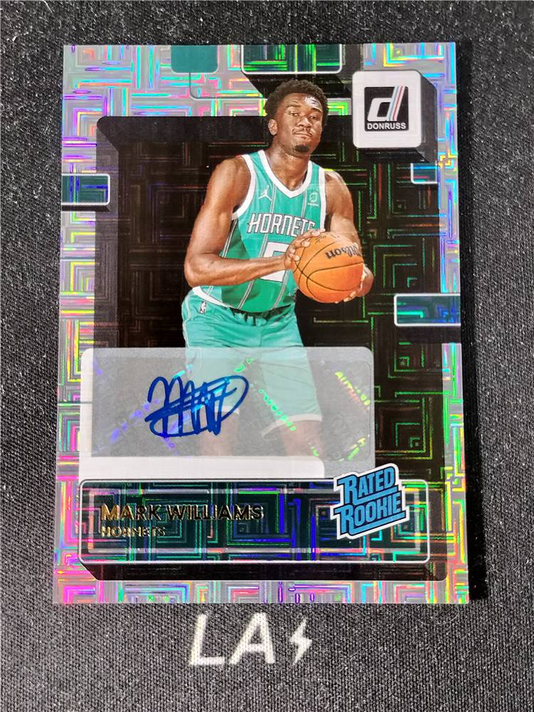 【LA拍卖】2022-23 Panini Donruss Mark Williams 杜蕾斯 黄蜂 马克 威廉姆斯 mojo折 迷宫折 签字 ...