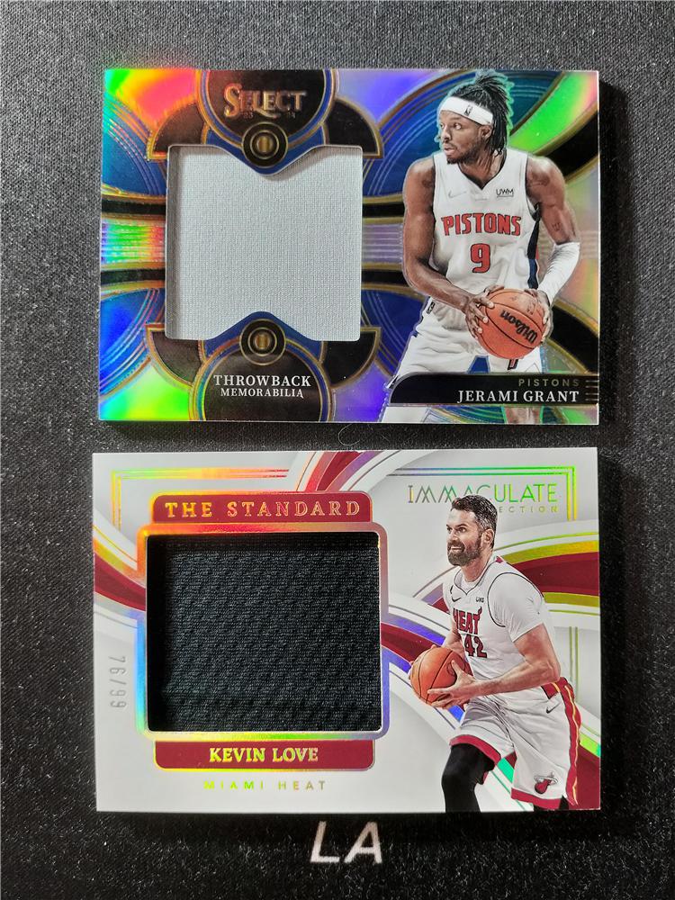 【LA拍卖】2023-24 Panini Select Immaculate 杰拉米 格兰特 活塞 凯文 乐福 热火 银折 GU大窗球衣 ...