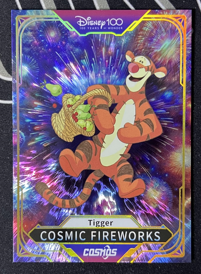 2023 Kakawow - Tigger 老米拍卖EZ290 迪士尼100周年全明星 跳跳虎 Cosmic Fireworks 折射特卡 ...
