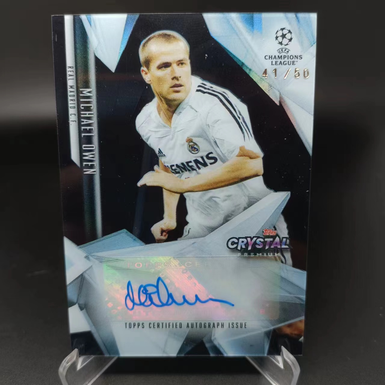 2022-23 Topps crystal Michael Owen 【千途文化ar】迈克尔 欧文 皇家马德里 利物浦 英格兰 topps ...