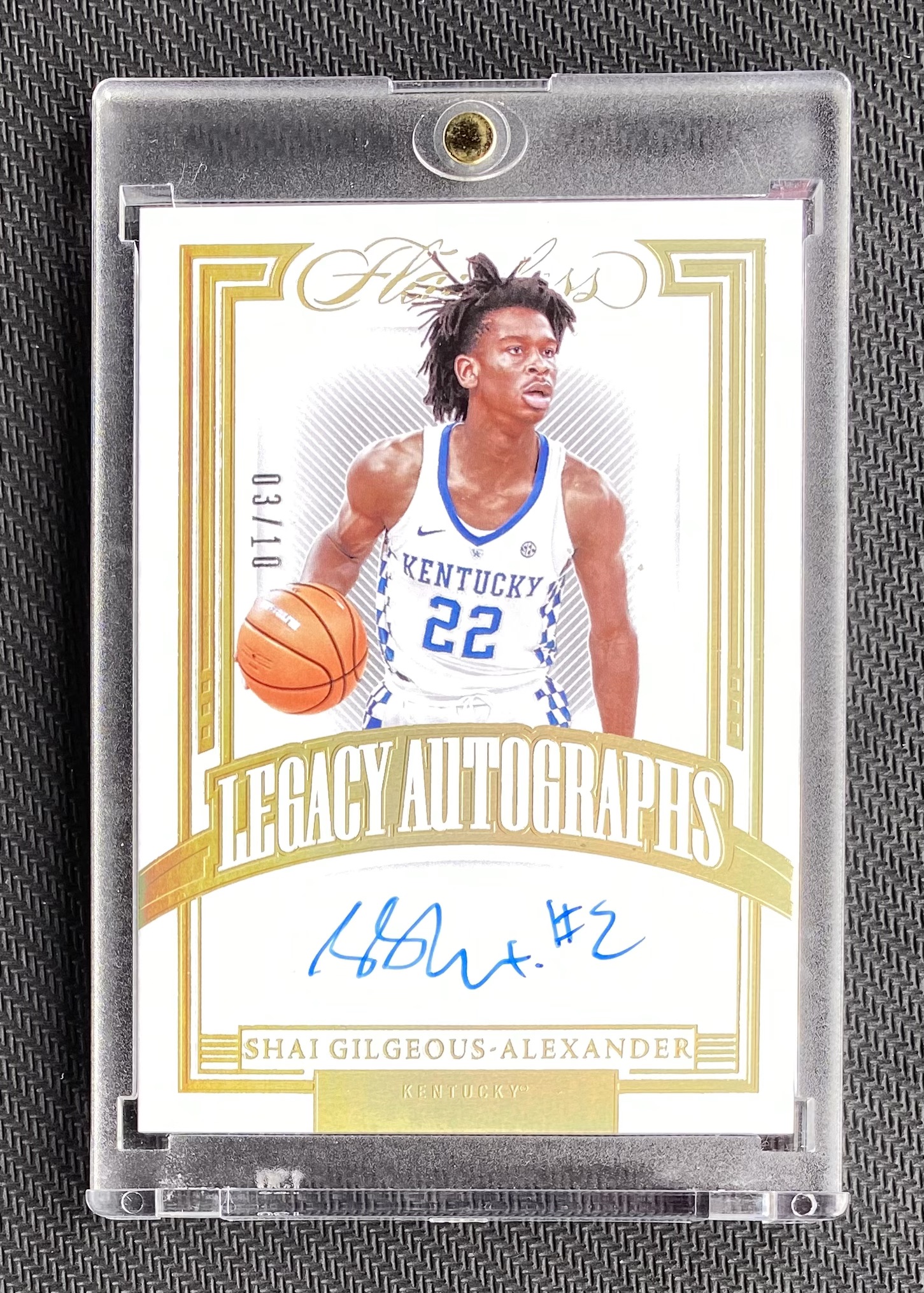 2022 Panini Flawless Collegiate Shai Gilgeous-Alexander 大学手提 肯塔基 亚历山大 ...