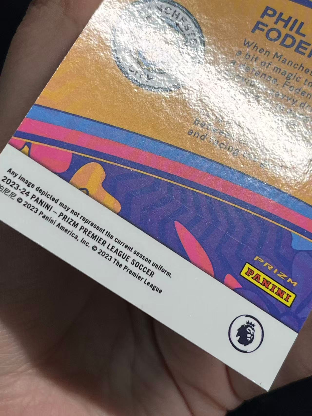 【大四喜拍卖】2023-24 Panini Prizm 英超 PZ Phil Foden 菲尔 福登 英格兰 曼城 太子 大比例 SSP 时髦 ...
