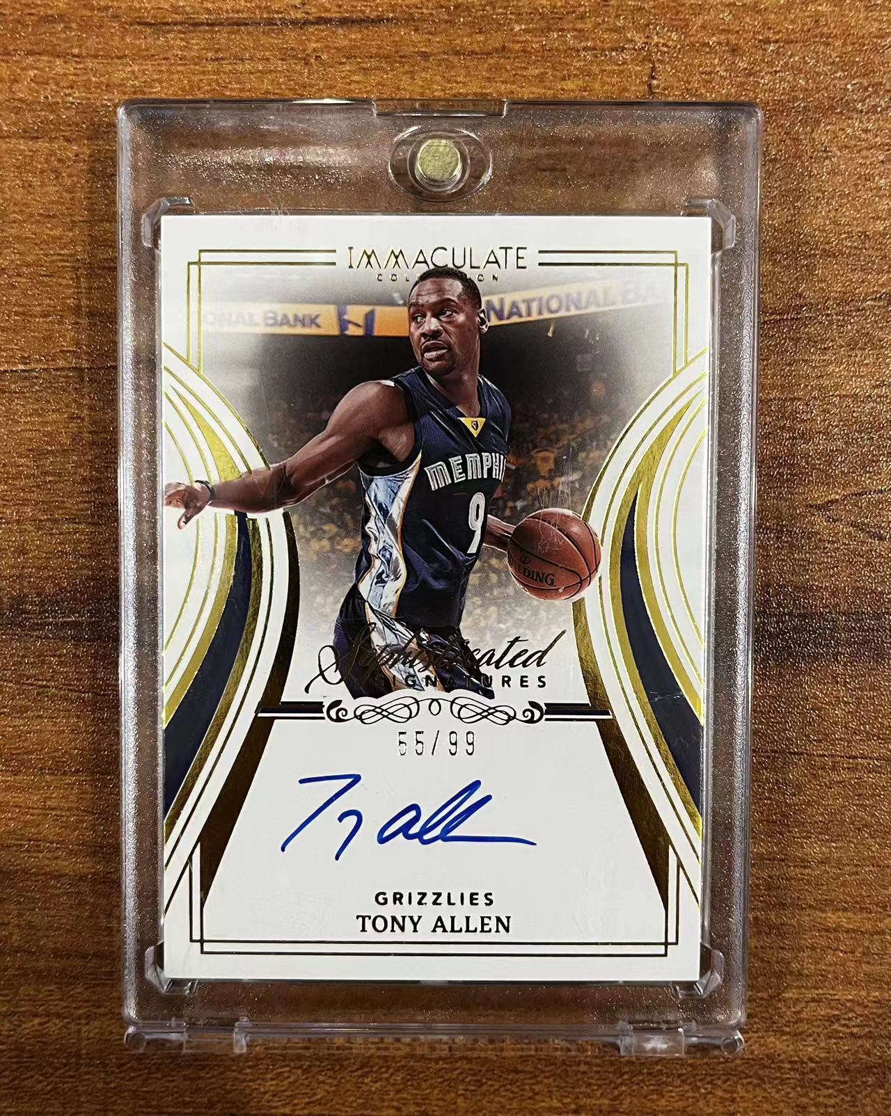 2022-23 Panini Immaculate Collection Tony Allen 灰熊 托尼阿伦 签字 卡签 ...