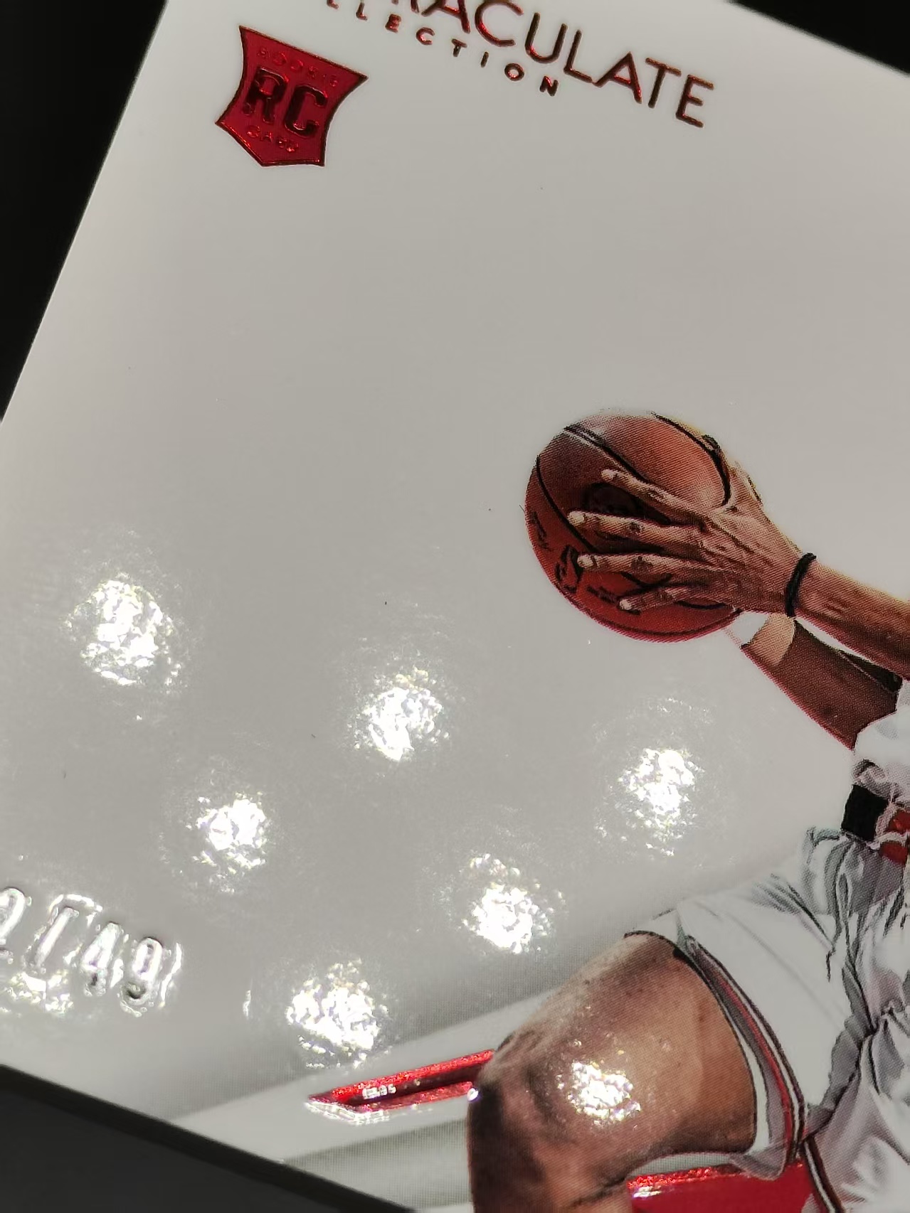 2023-24 Panini Immaculate Amen Thompson RC 爱咪咪 阿门·汤普森 火箭 32/49编 红平行 收藏 ...