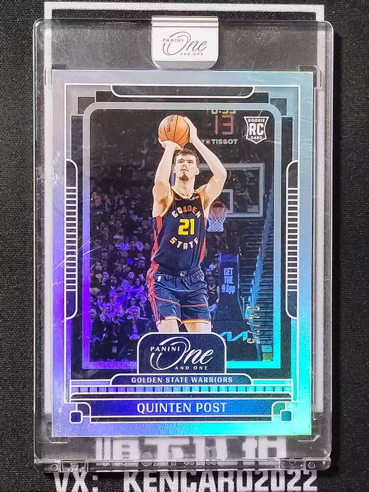 2024-25 Panini One and One Quinten Post 【啃卡代拍】昆腾 波斯特 勇士 新秀RC 75编 银折 折射 ...