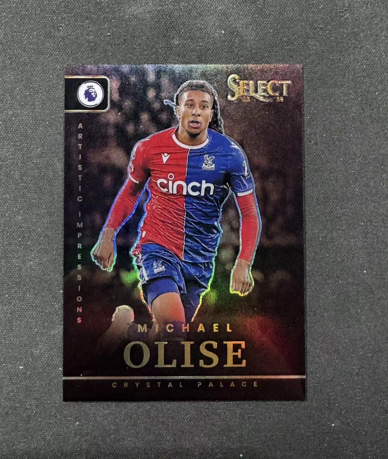 【长安代卖】2023-24 Panini Select Michael Olise 英超 水晶宫 迈克尔奥利斯 奥利塞 艺术印象特卡 大比例 ...