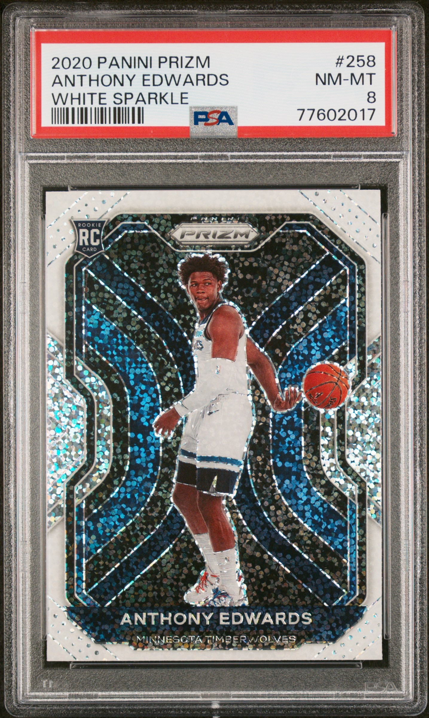 【算盘拍卖】2020-21 Panini Prizm Anthony Edwards RC pz系列 森林狼队 当家球星 华子 安东尼 ...