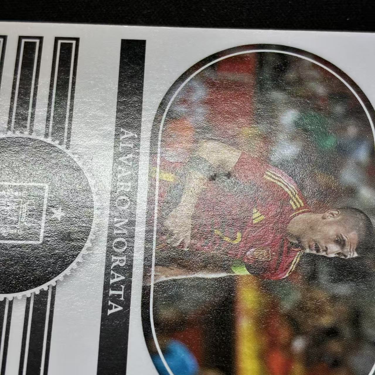 【杰基拍卖】2024-25 Panini Noir Alvaro Morata FIFA 诺尔 西班牙 莫拉塔 Snapshot 快照签 签字 ...