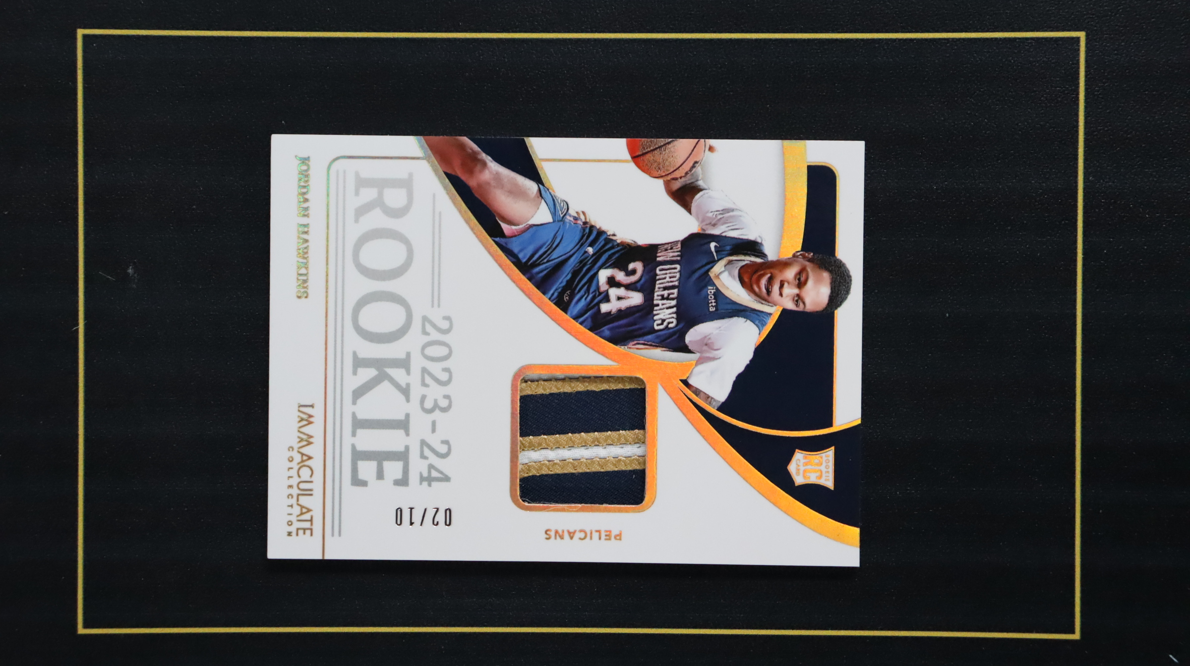 2023-24 Panini Immaculate Jordan Hawkins RC 鹈鹕 乔丹霍金斯 新秀 patch 无字rpa 10编 ...