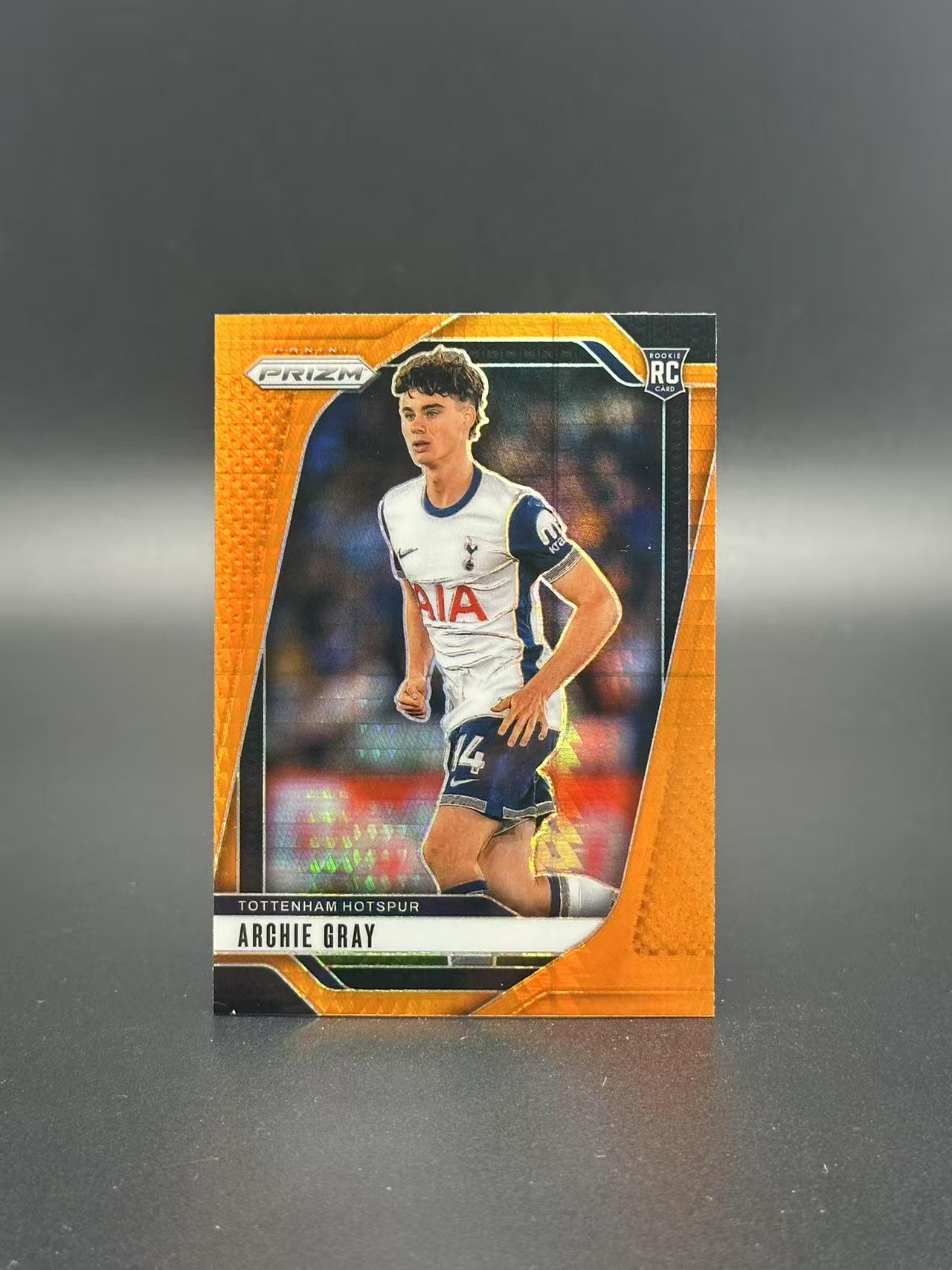 2024-25 Panini Prizm Archie Gray RC 【湖水蓝拍卖】阿奇 格雷 新秀 热刺 英超PZ 橙棱镜折 折射 卡品如 ...