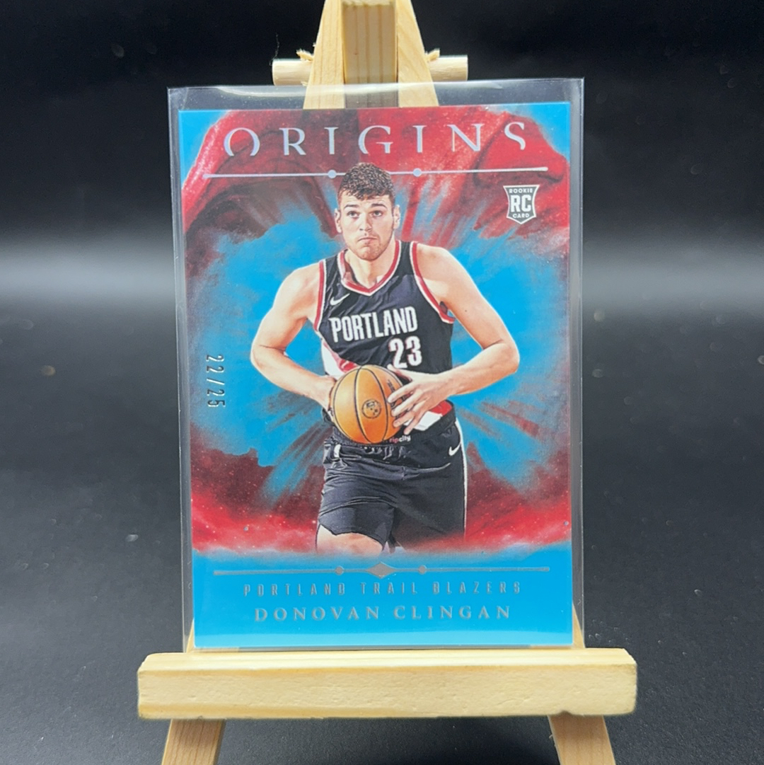 【Roseee代卖】2024-25 Panini Origins 起源 新秀RC 开拓者 多诺万 克林根 Donovan Clingan 25 ...