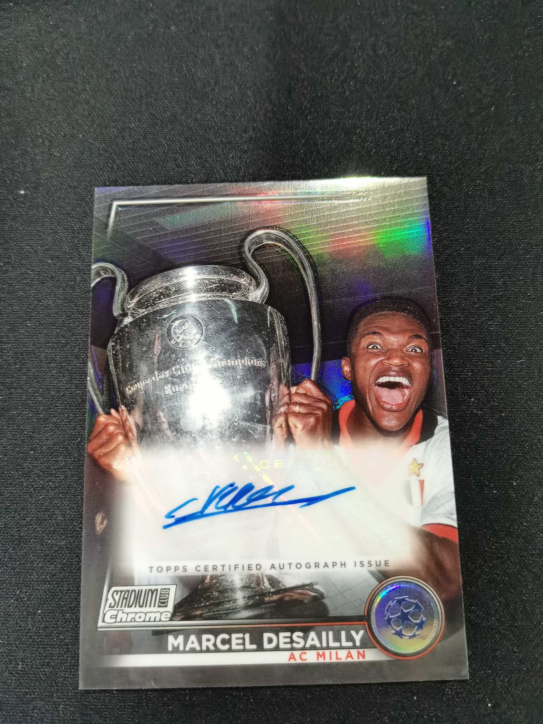 （怪兽拍卖 ）GSW-B67 2022-23 Topps Stadium Club Chrome Marcel Desailly 欧冠 竞技场 ...