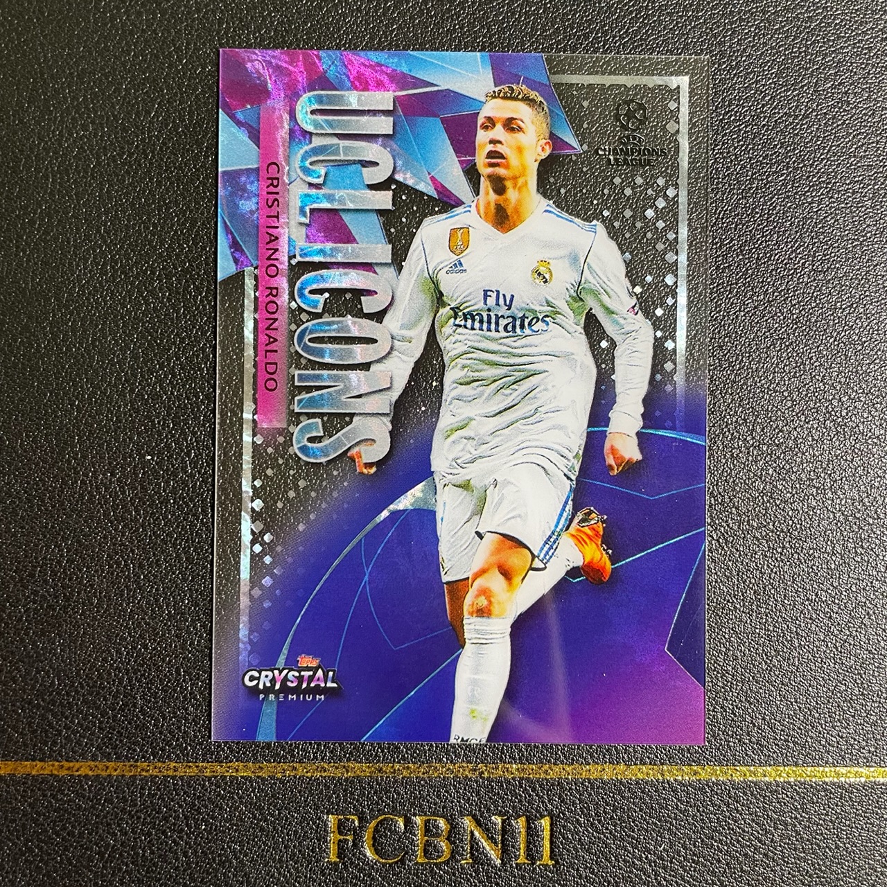 【FCB拍卖】2022-23 TOPPS CRYSTAL CRISTIANO RONALDO C罗 罗纳尔多 胶片 皇马 皇家马德里 曼联 ...