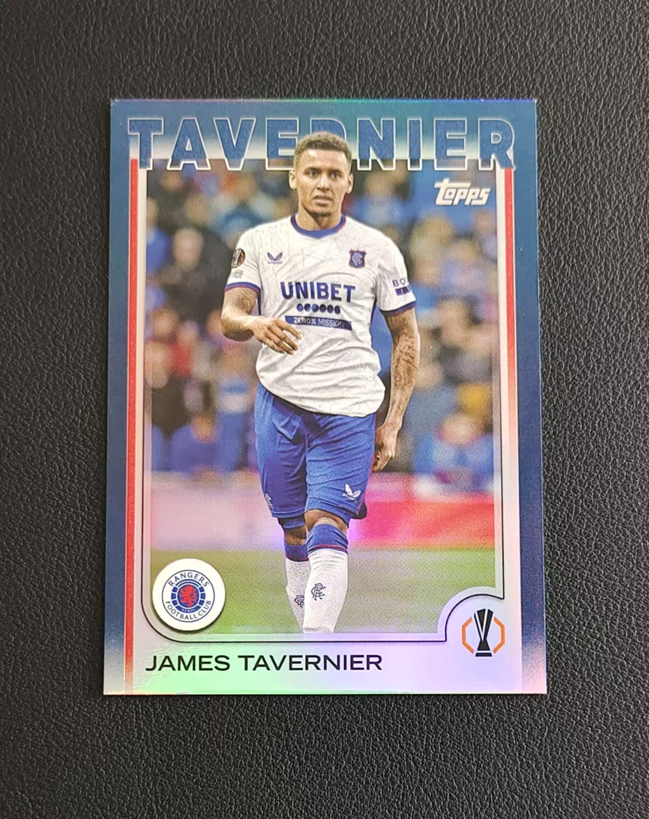 2024-25 Topps UCC James Tavernier (钰钰代拍)欧冠 UCC 詹姆斯 塔弗尼尔 流浪者 258/275编 深蓝 ...