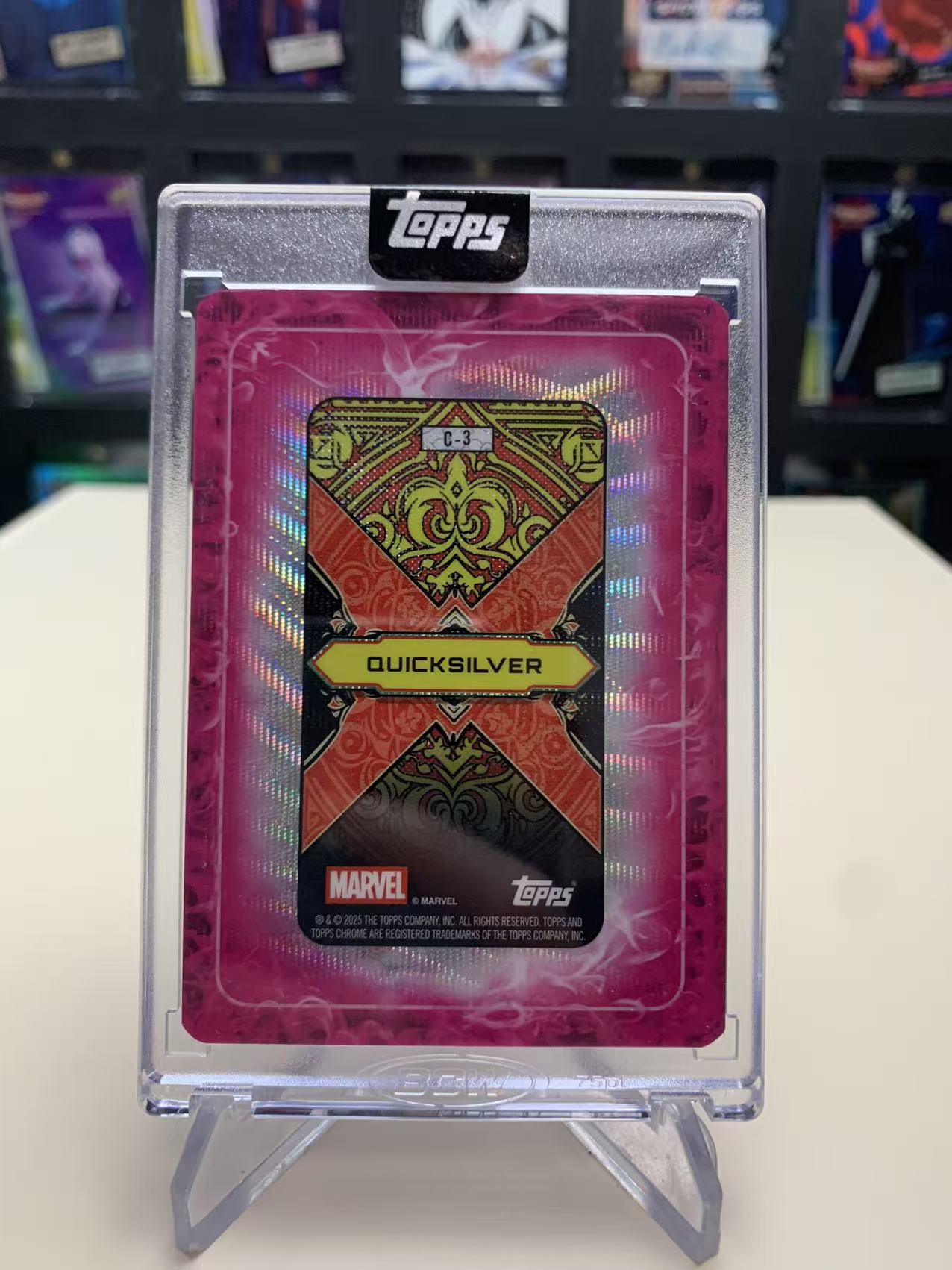 2025 Topps Marvel (MCU) Mint 漫威 波纹折 牌皇的卡组 原封砖 限编99 扑克牌特卡 梅花3 快银 ...