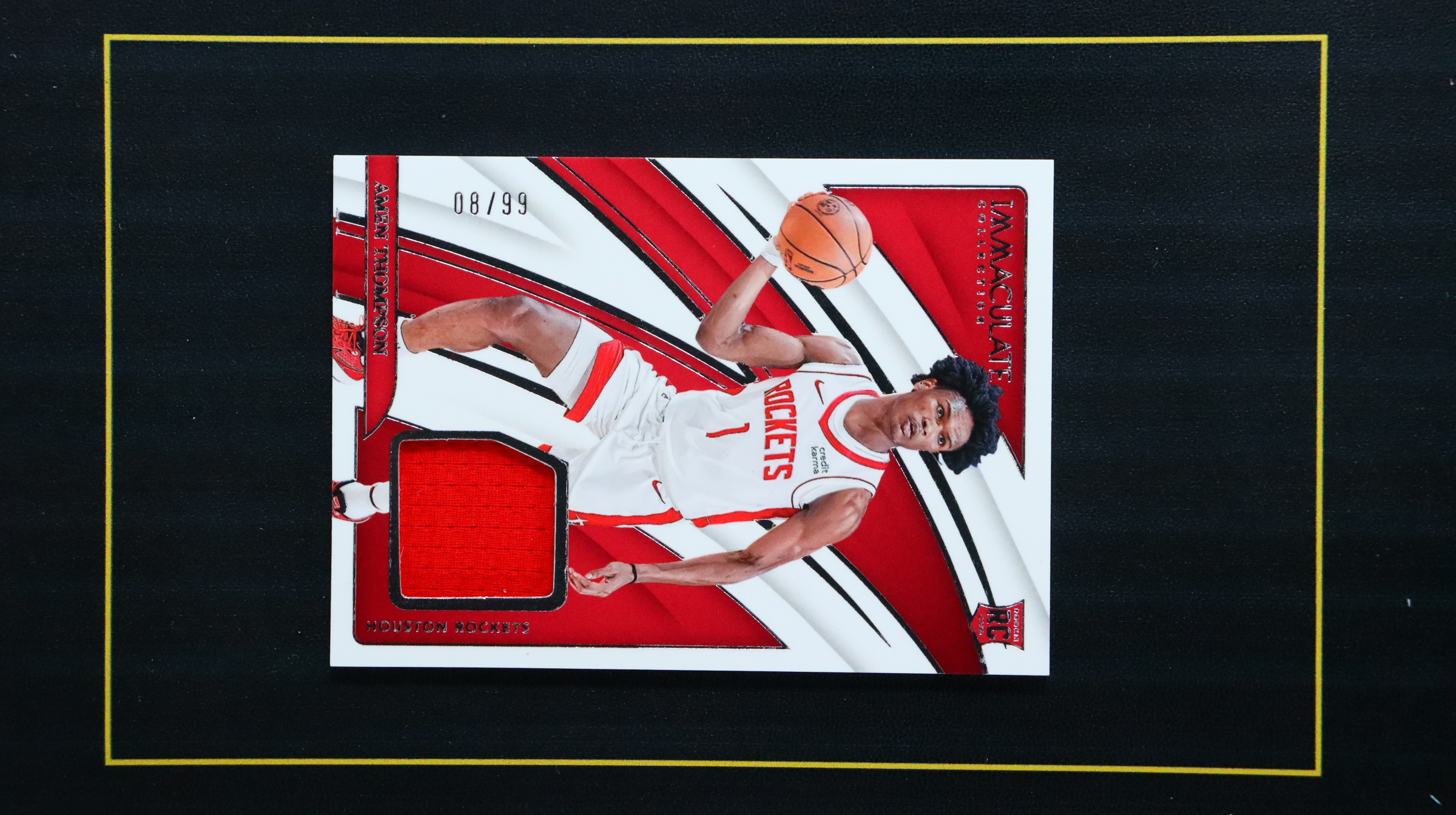 2023-24 Panini Immaculate Amen Thompson RC 新秀 火箭 阿门汤普森 99编 球衣 ...