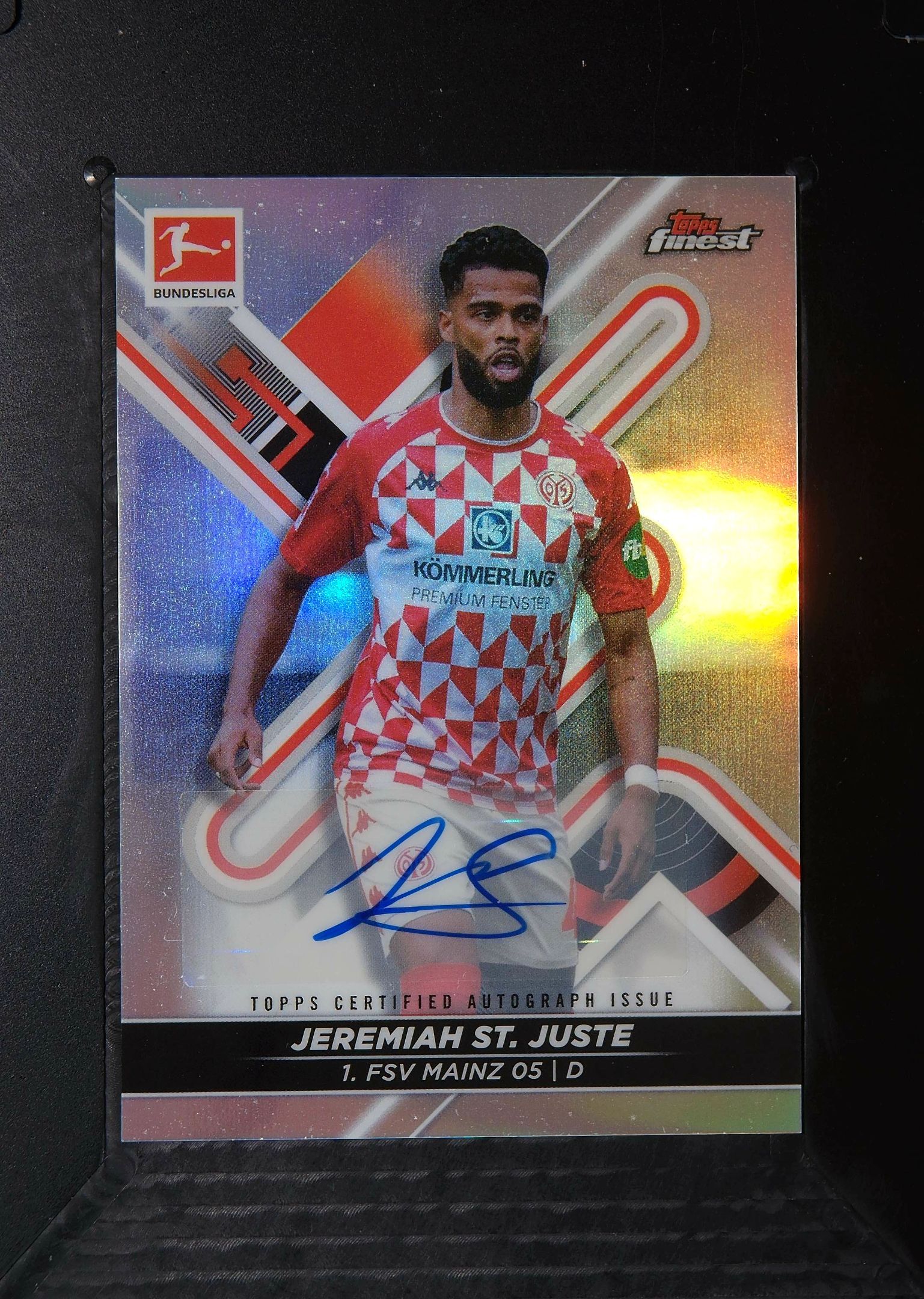 2022 TOPPS bundesliga Jeremiah St. Juste 圣朱斯特 美因茨 贴签 签字 德甲 战神无双拍卡 凑套 拍前 ...